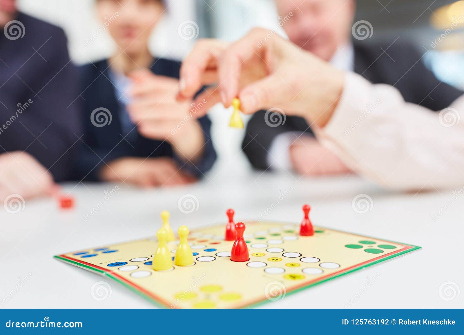 Parlor Game in Team Building Workshop Stock Photo - Image of parlor ...