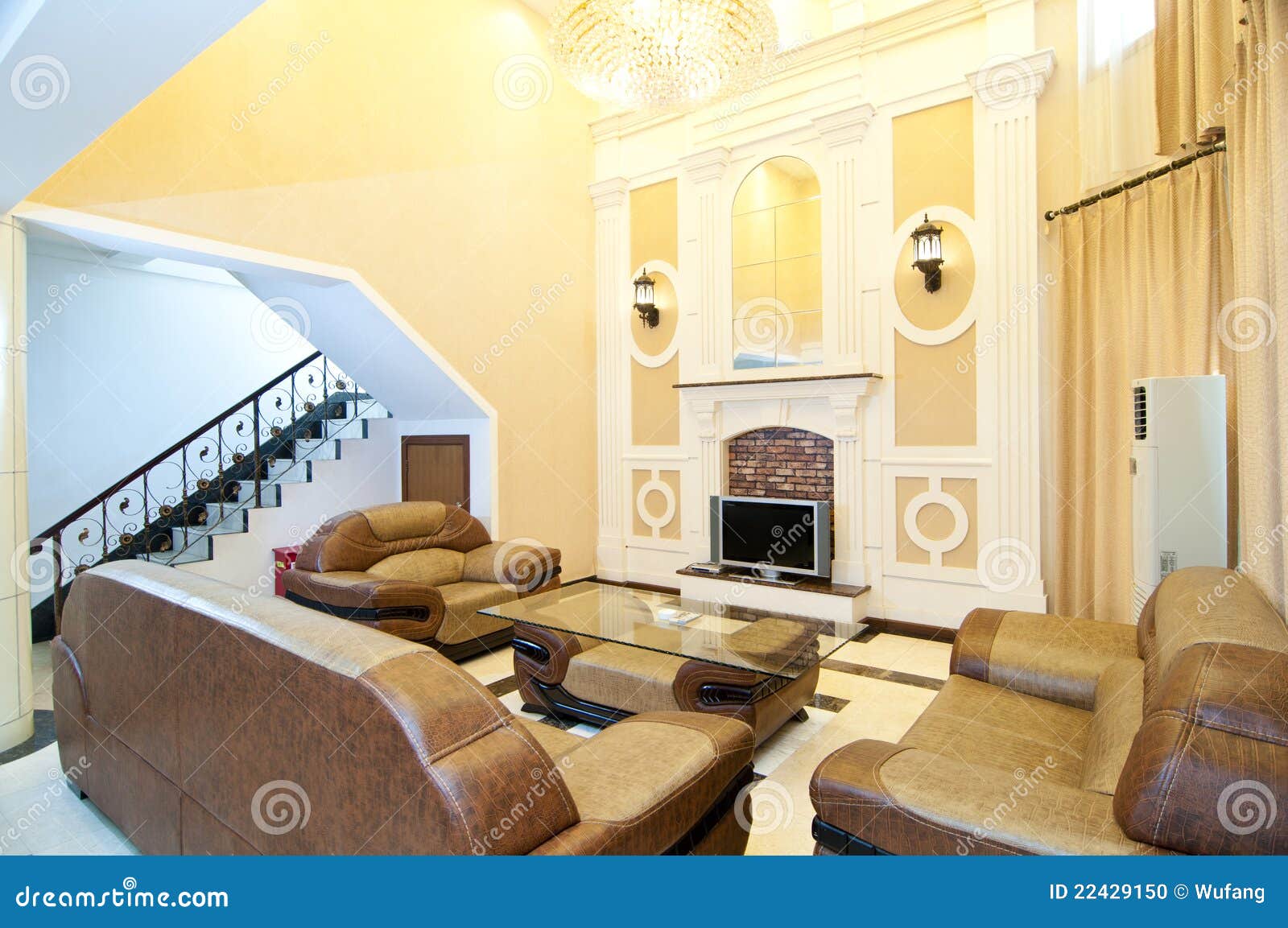 The Parlor of a Hotel Suite Stock Photo - Image of upholstering, suite ...