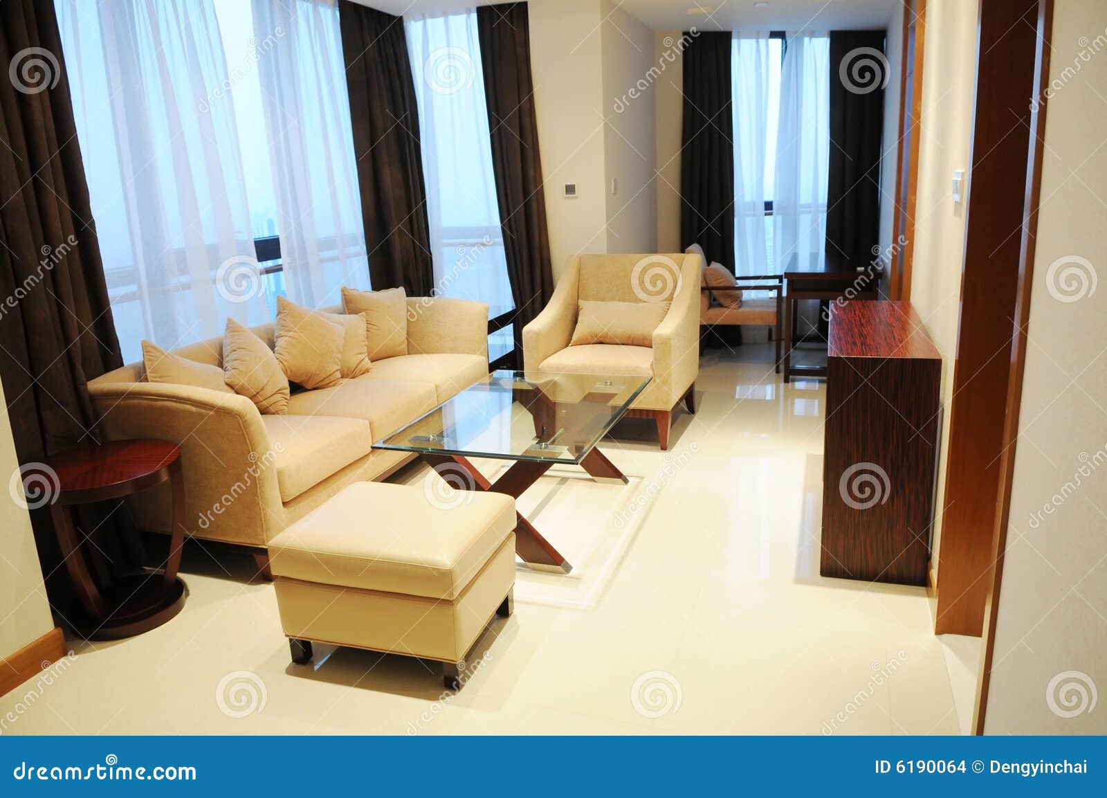 The Parlor of a Hotel Suite Stock Photo - Image of inside, inteiror ...