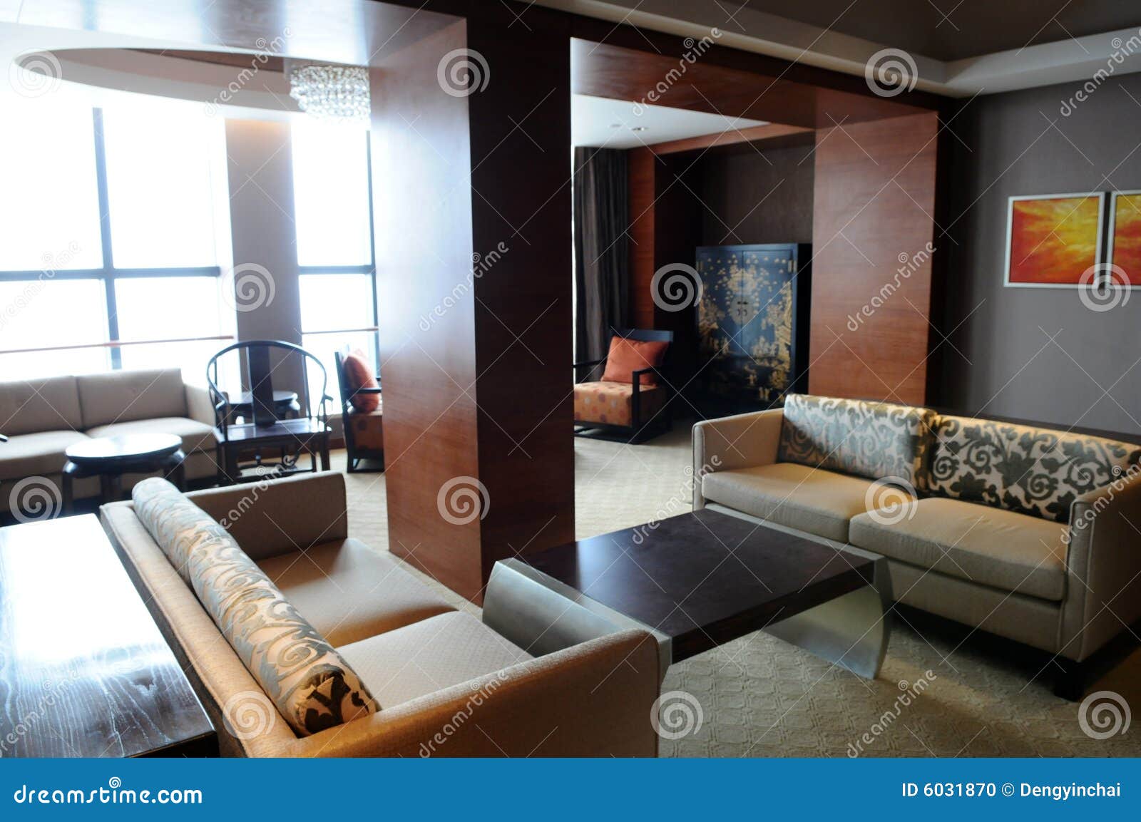 The Parlor of a Luxury Hotel Suite Stock Photo - Image of luxury, suite ...
