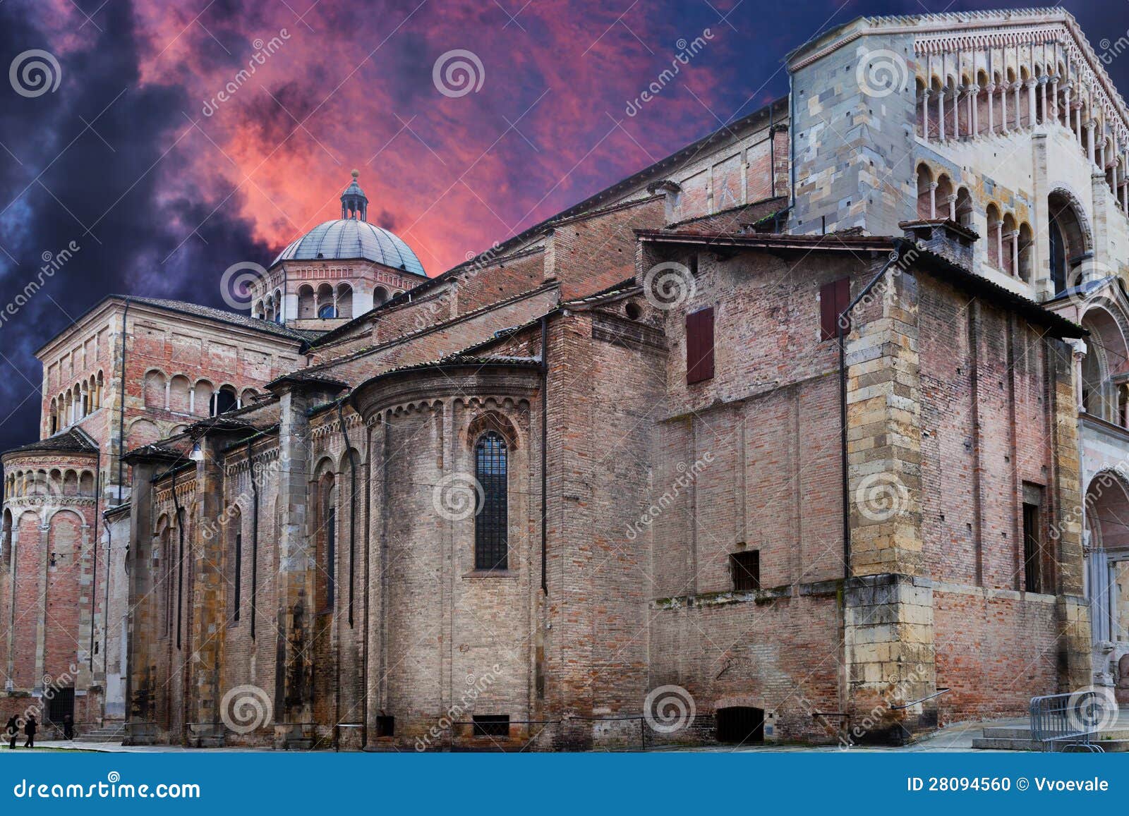 Parma Cathedral, Italy stock photo. Image of italian - 28094560