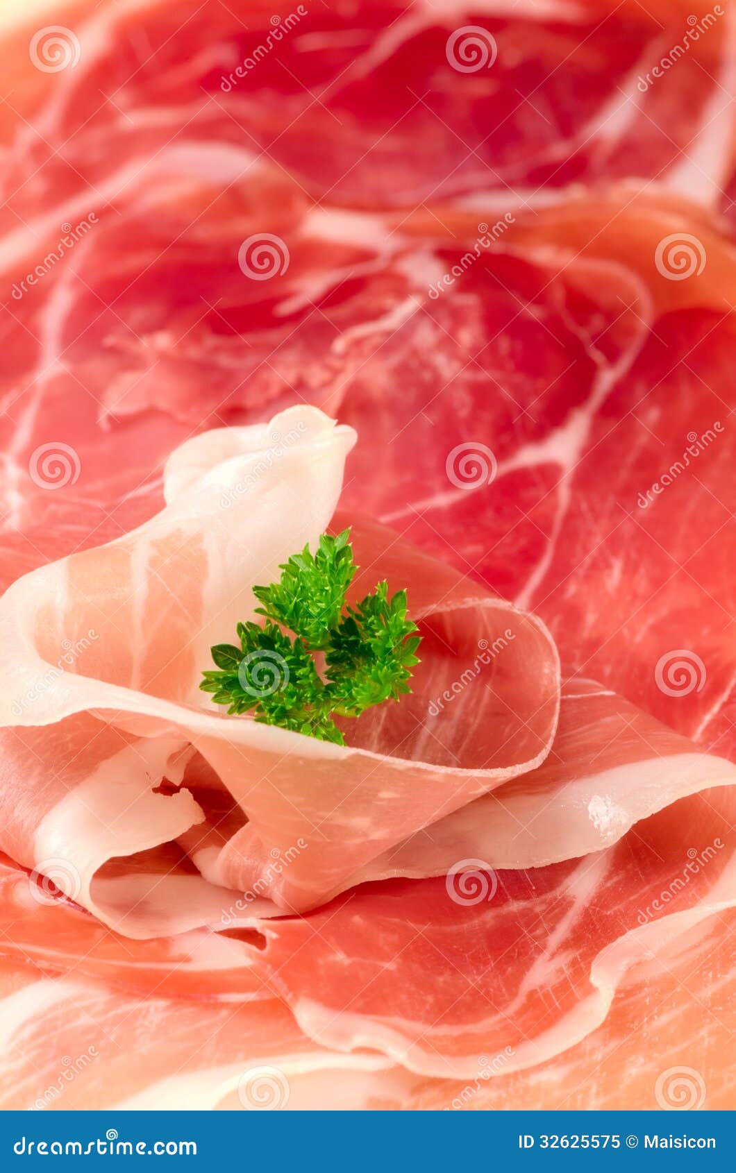 Parma ham. stock image. Image of diagonal, parmacotto - 32625575