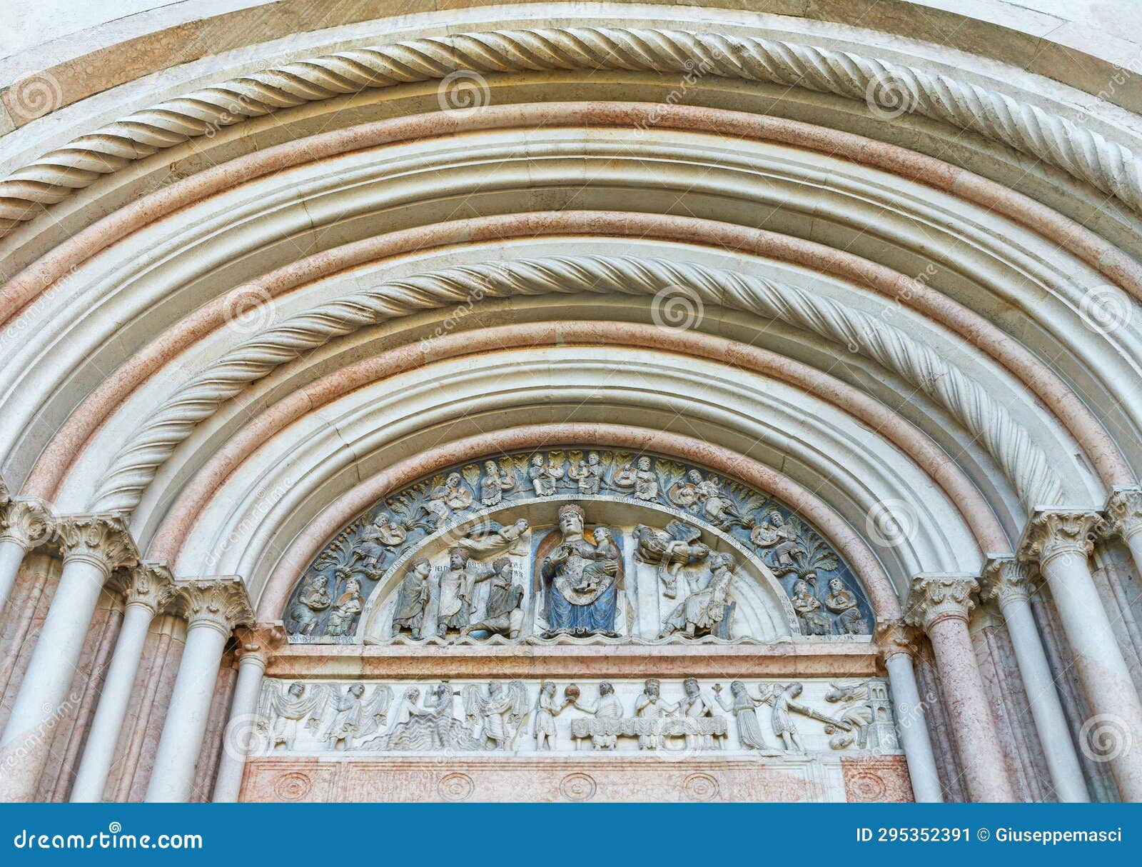 Parma and the Lombard Romanesque Style Architectures Stock Image ...