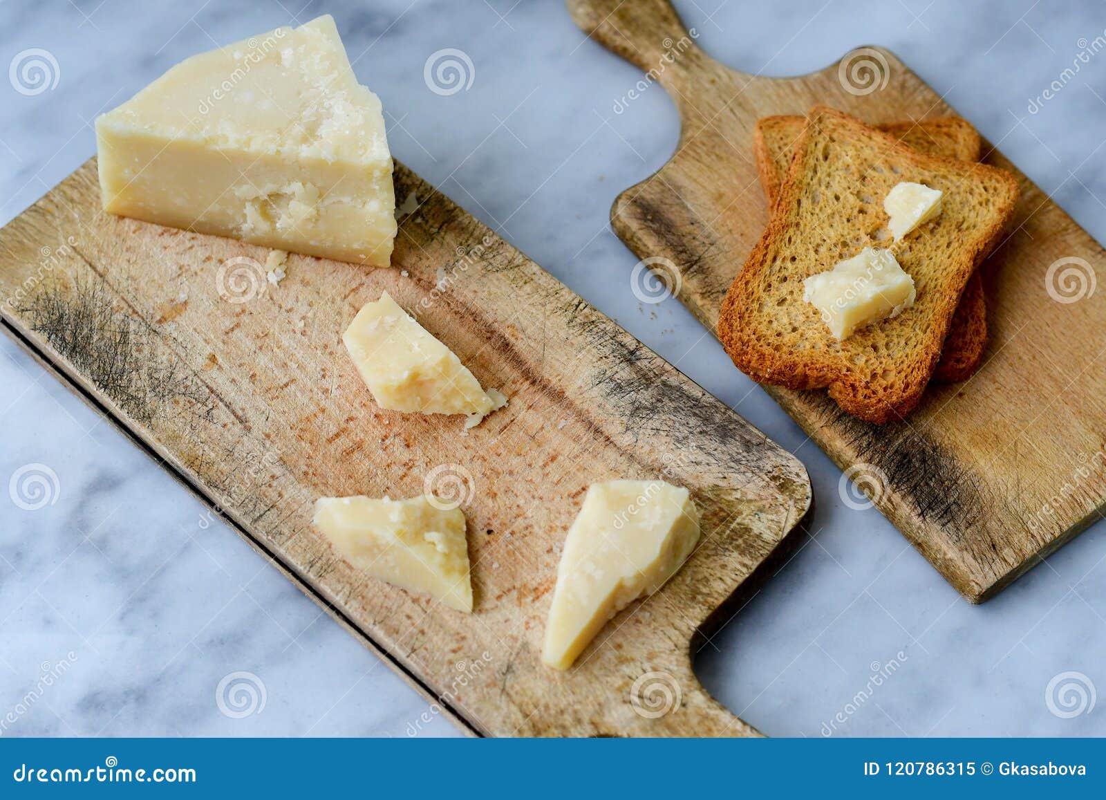 Parmesan Cheese and Bread Rusks Stock Image - Image of crust, eating ...
