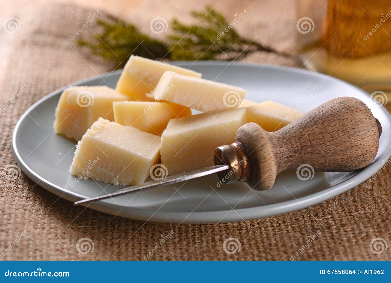 Parmesan cheese into cubes stock photo. Image of ingredient - 67558064