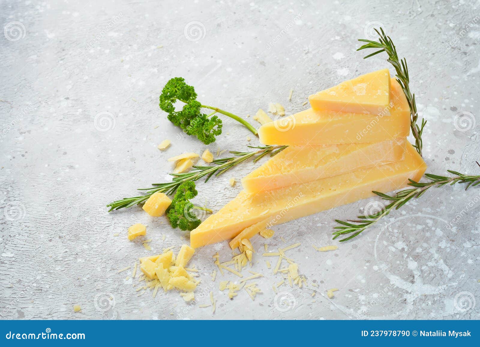 Parmesan Cheese Cut into Pieces. Cheese. Side View Stock Photo - Image ...