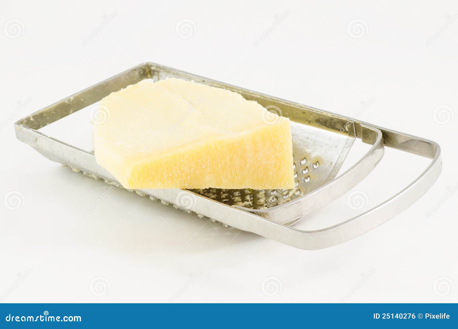 Parmesan Cheese with Grater Stock Photo - Image of meal, product: 25140276