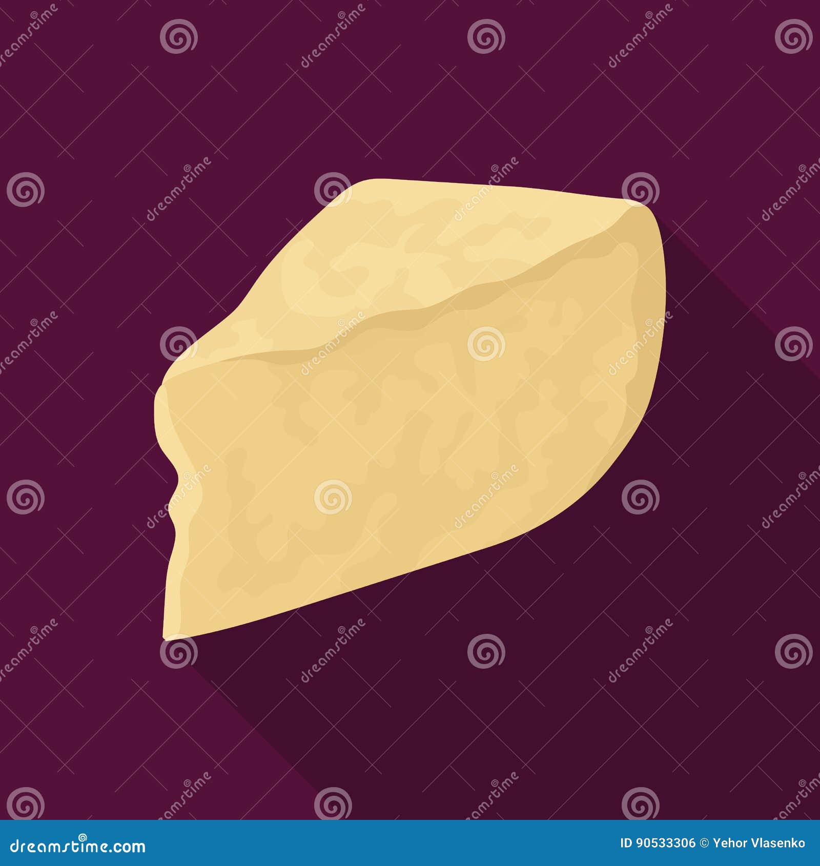 Parmesan.Different Kinds of Cheese Single Icon in Black Style Vector ...