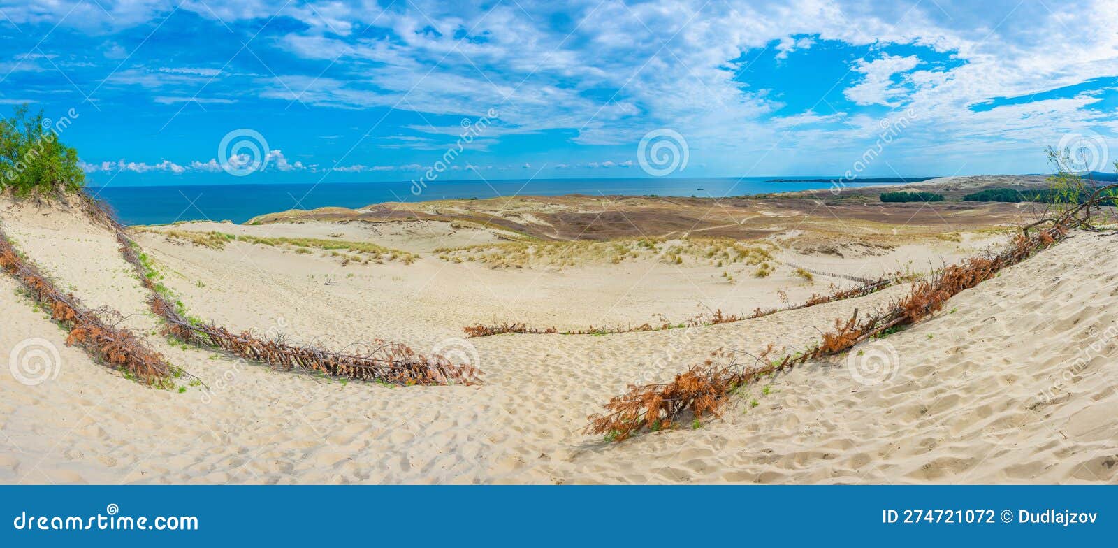 Parnidis Dune at Curonian Spit in Lithuania Stock Photo - Image of ...