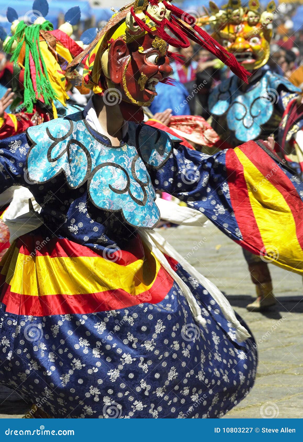 Paro Tsechu in Bhutan redaktionelles stockfotografie. Bild von ...