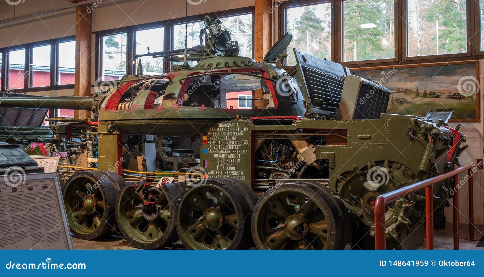 Parola, Finland - May 2, 2019: Tank Museum in the City of Parola ...