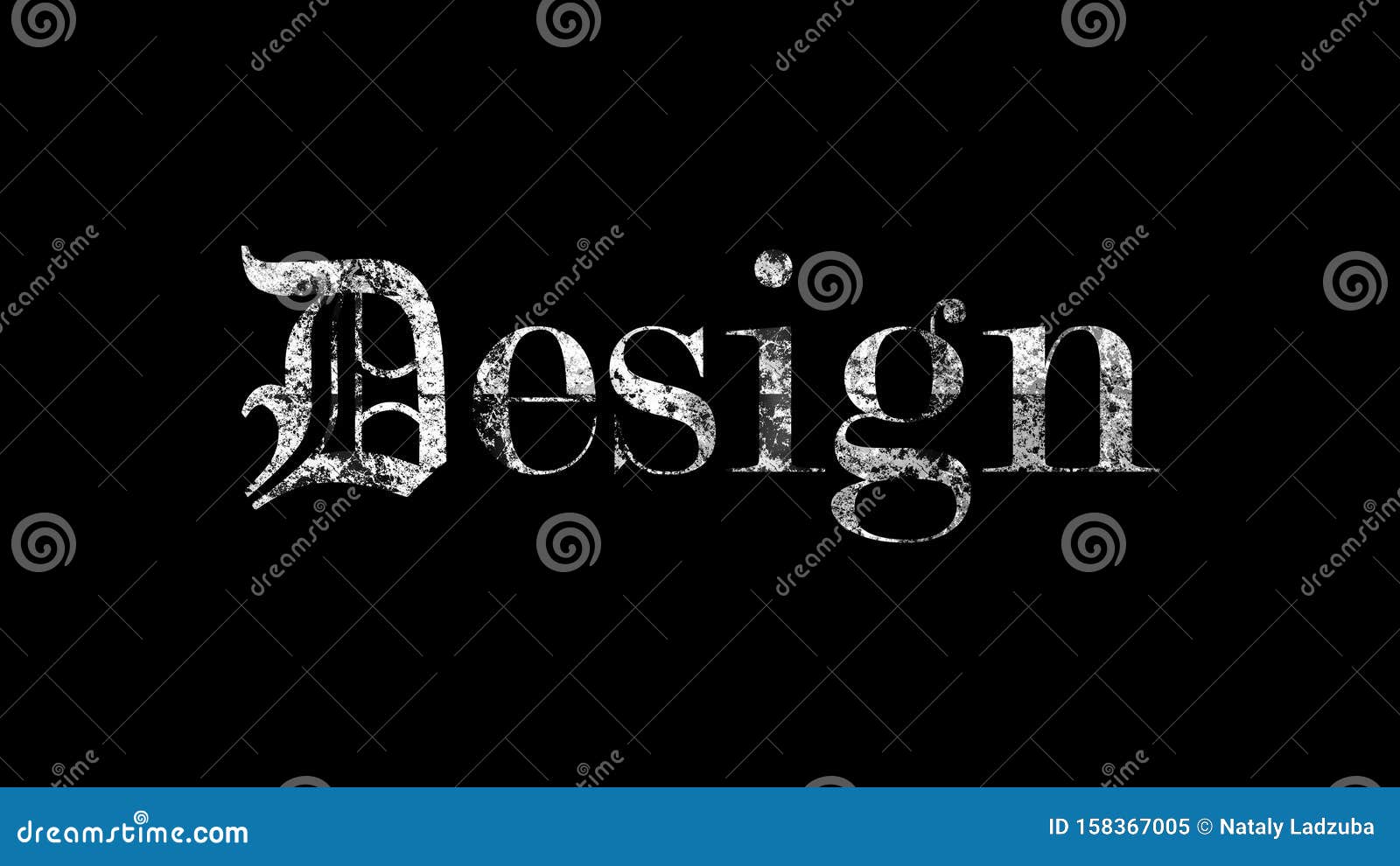 Parola Originale Design Su Sfondo Nero Illustrazione di Stock ...