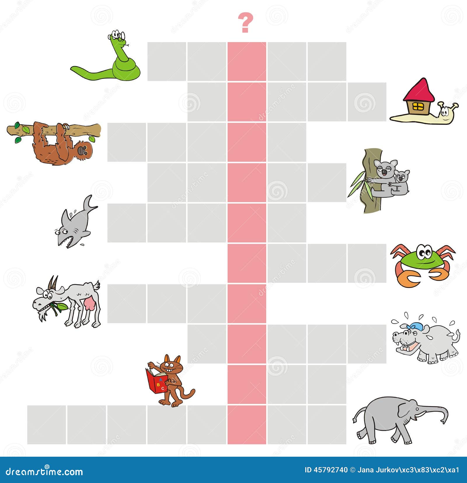 Parole Incrociate, Antartide Illustrazione Vettoriale - Illustrazione ...