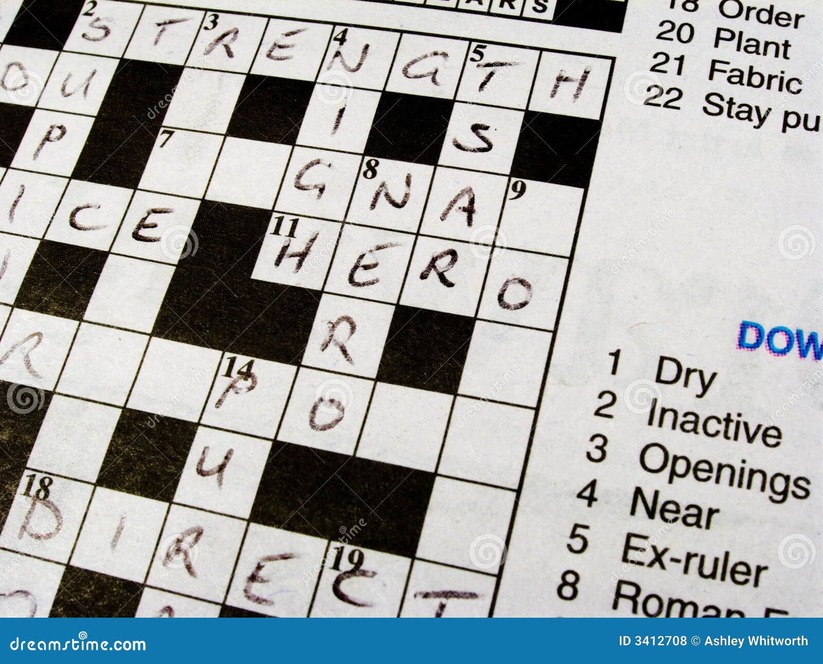 Parole Incrociate Del Quotidiano Fotografia Stock - Immagine di scriva ...