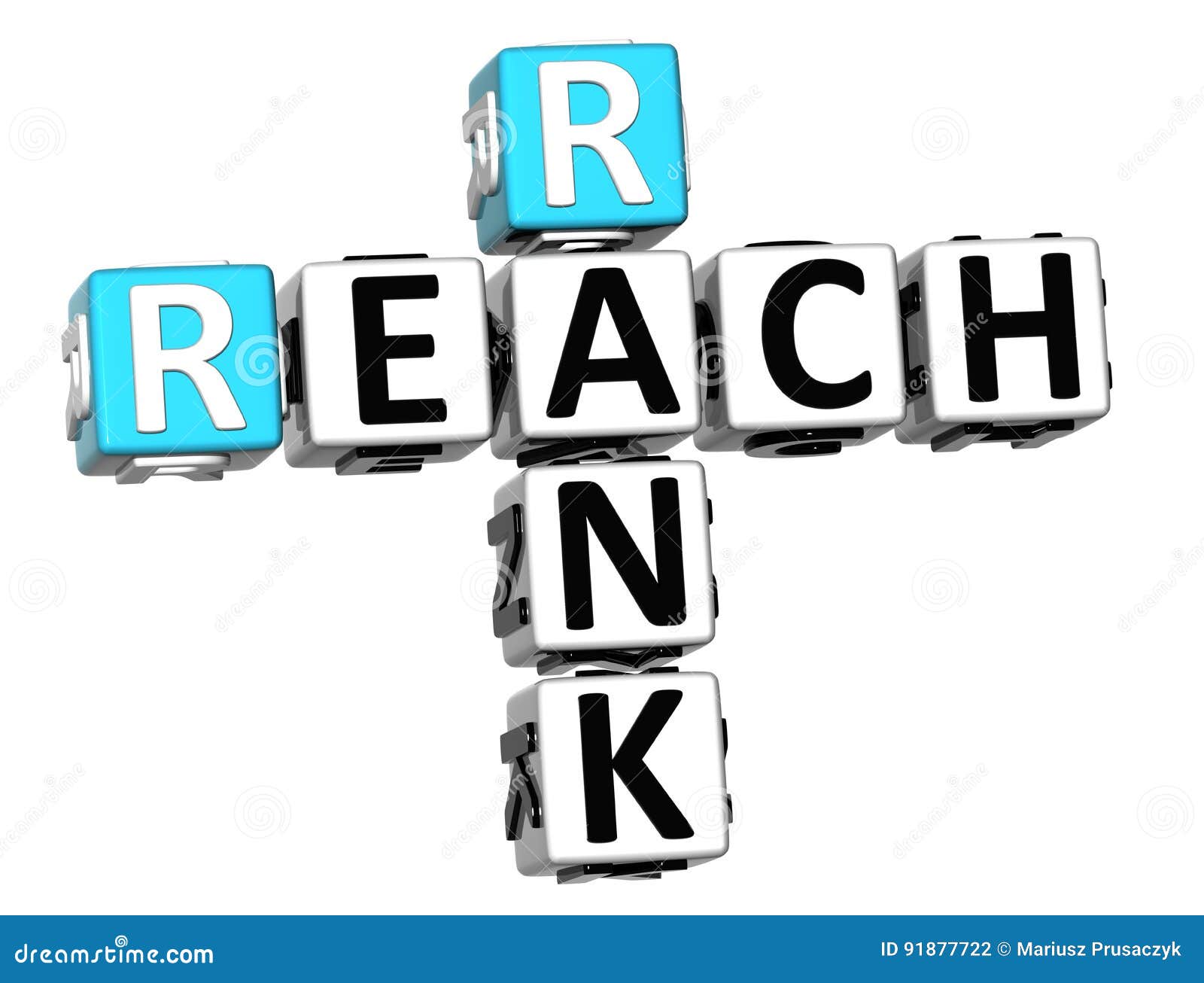 Parole Incrociate Del Rango Di Portata 3D Illustrazione di Stock ...