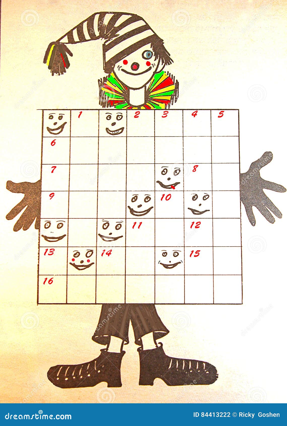 Parole Incrociate Per I Bambini Illustrazione di Stock - Illustrazione ...