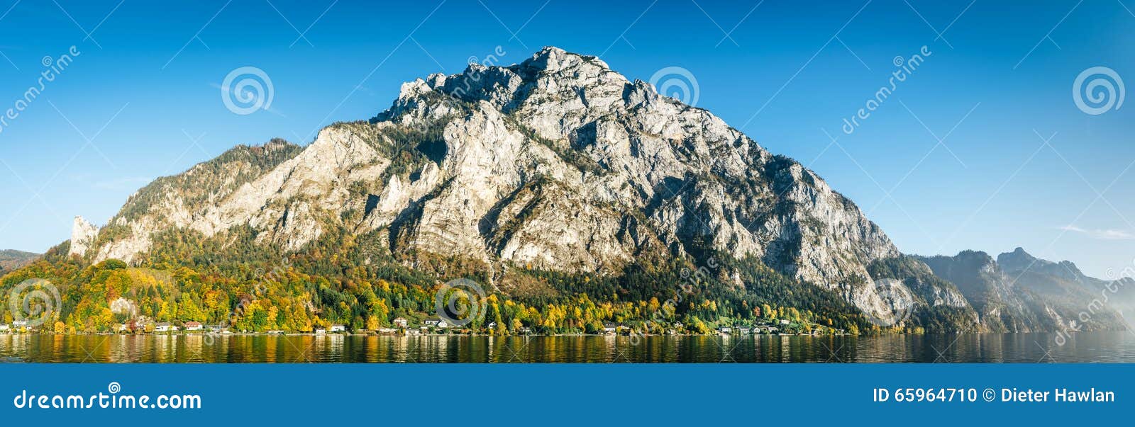 Parorama Von Traunstein-Berg Stockfoto - Bild von wetter, oberfläche ...