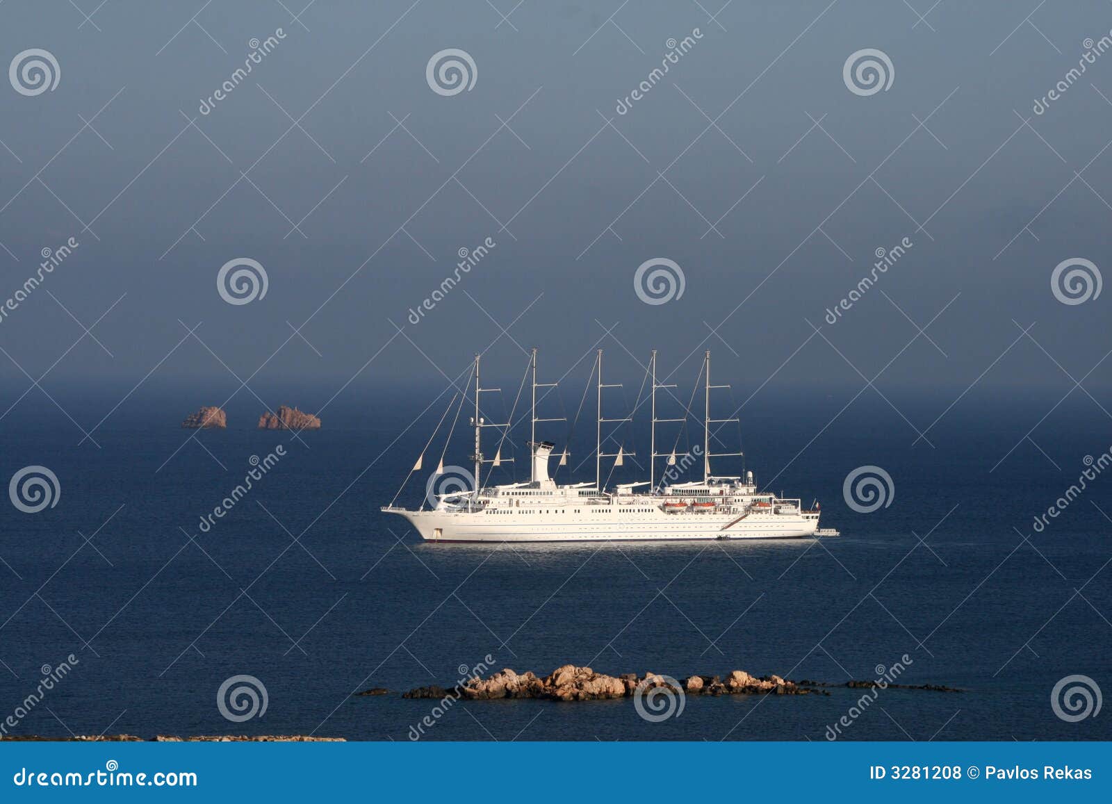 Paros sail boat stock photo. Image of island, boat, sailing - 3281208