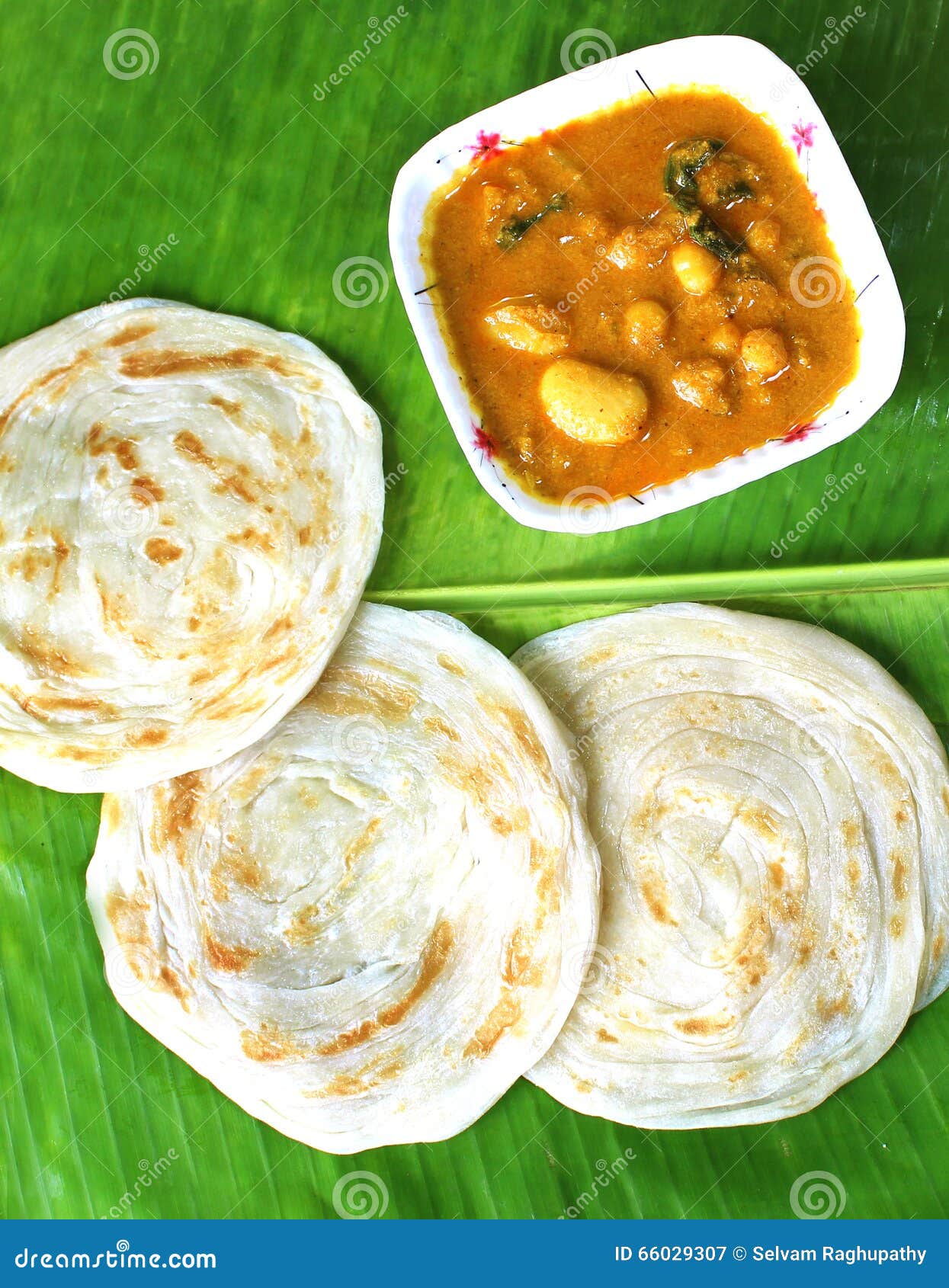 Parottas with kurma stock image. Image of fresh, ethnic - 66029307