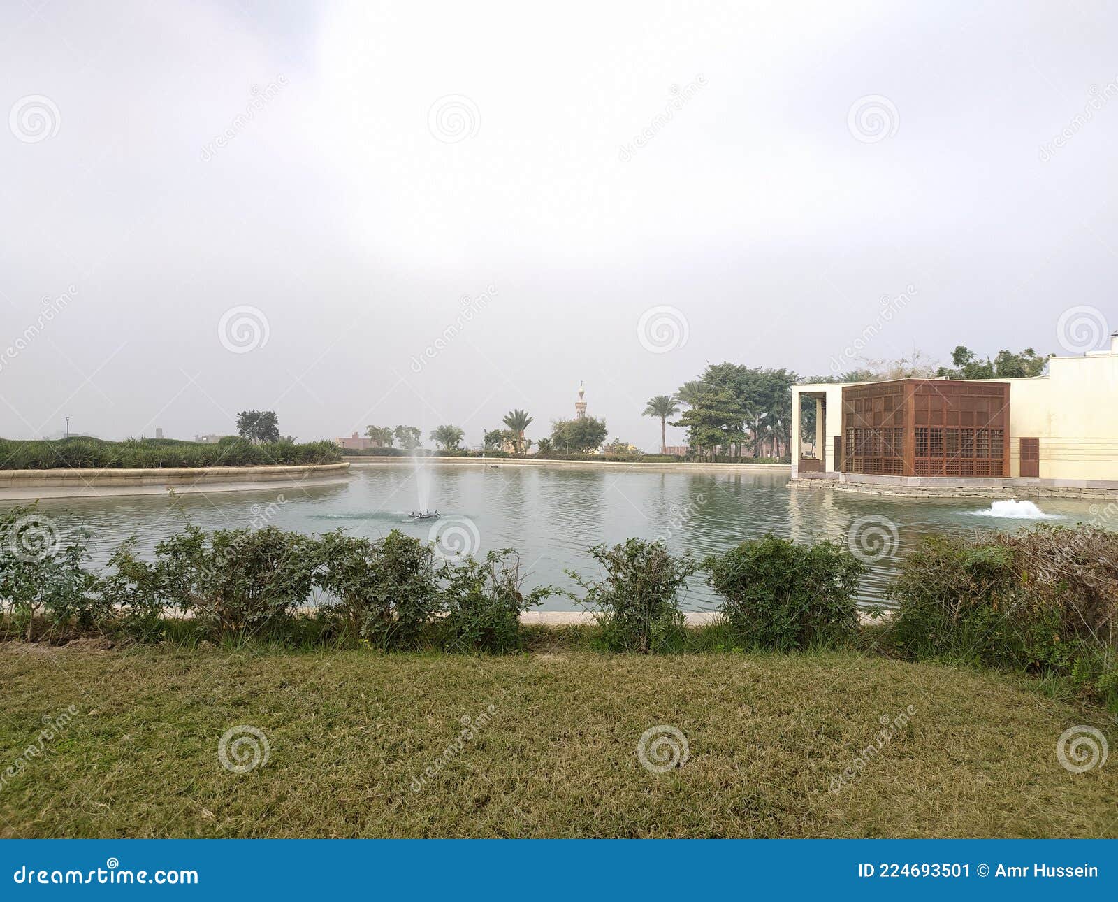 Parque al azhar imagen de archivo. Imagen de cubo, verde - 224693501