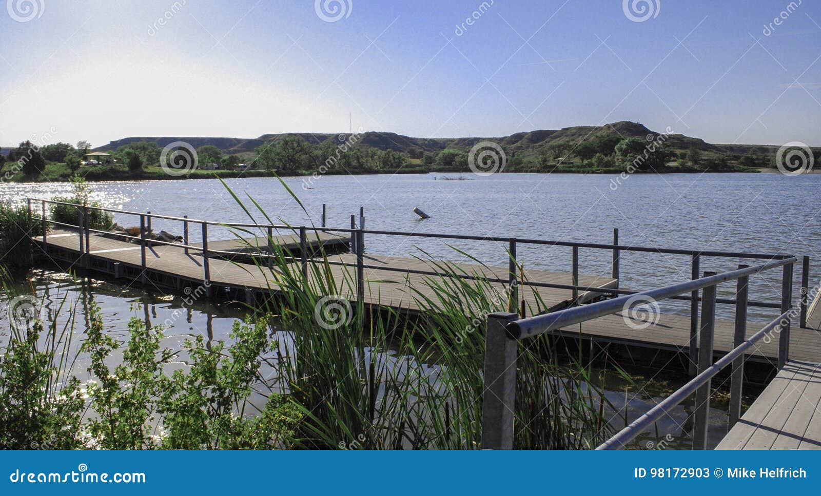 Parque De Estado Del Lago Meade, Kansas Imagen de archivo - Imagen de ...