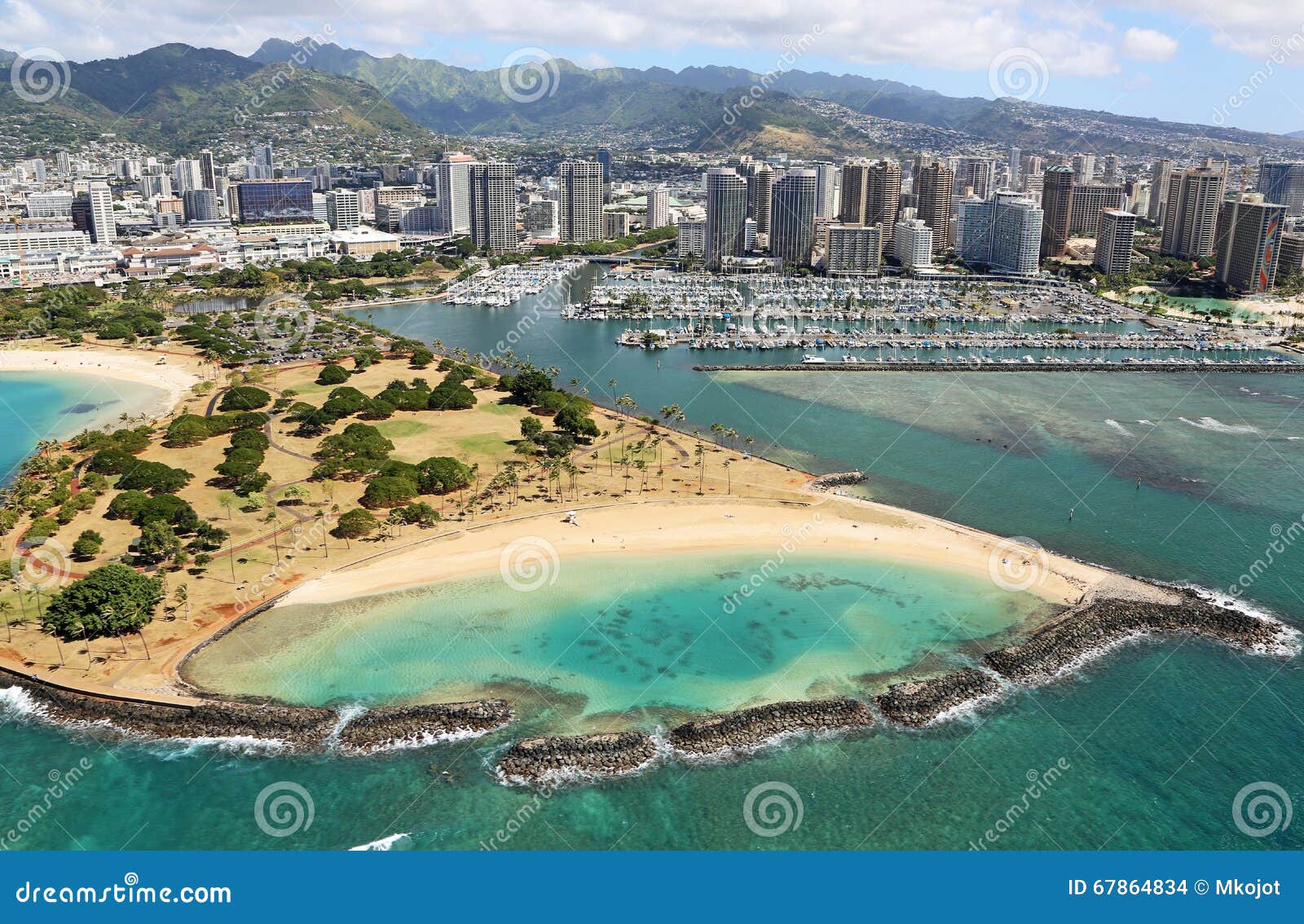 Parque De La Playa De Moana Del Ala Foto de archivo - Imagen de turismo ...