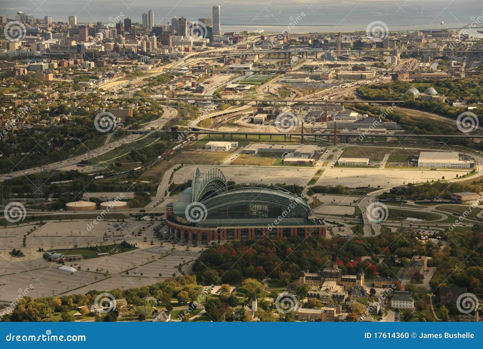 Parque De Miller, Milwaukee Wisconsin Foto de Stock - Imagem de base ...