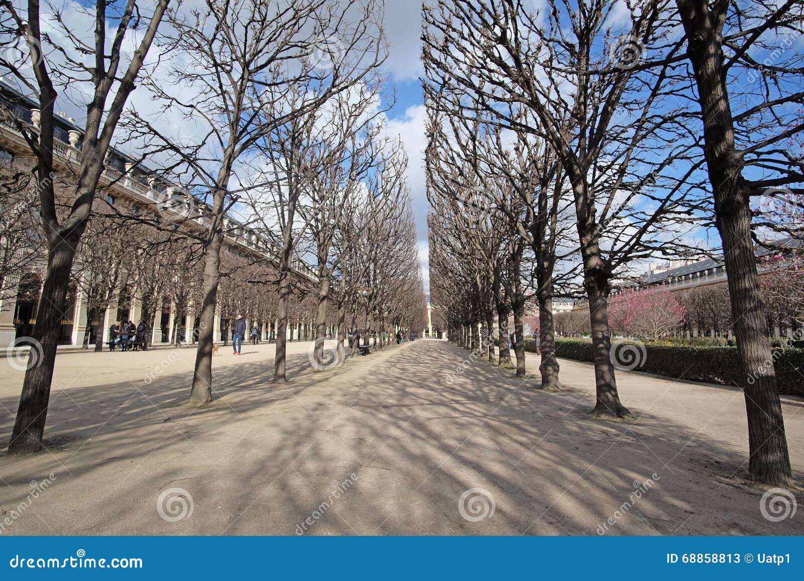 Parque Em Um Centro De Paris Imagem de Stock - Imagem de turismo ...