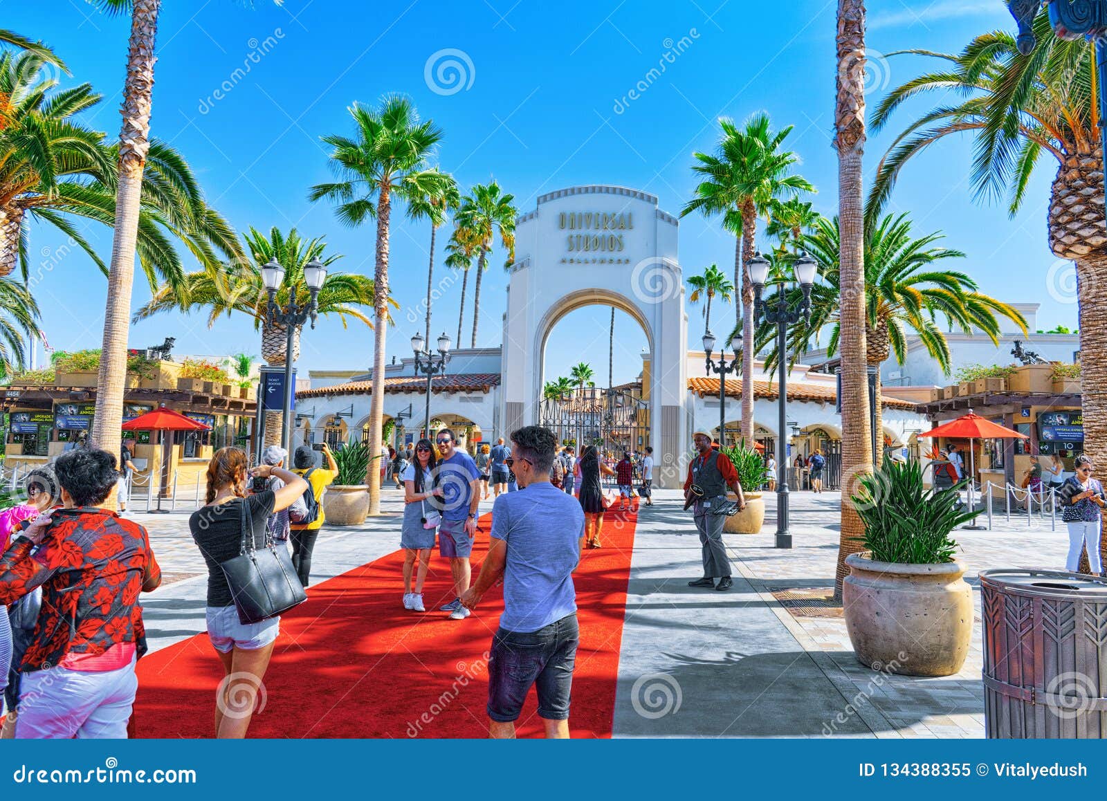 Parque Famoso Universal Studios En Hollywood Imagen editorial - Imagen ...