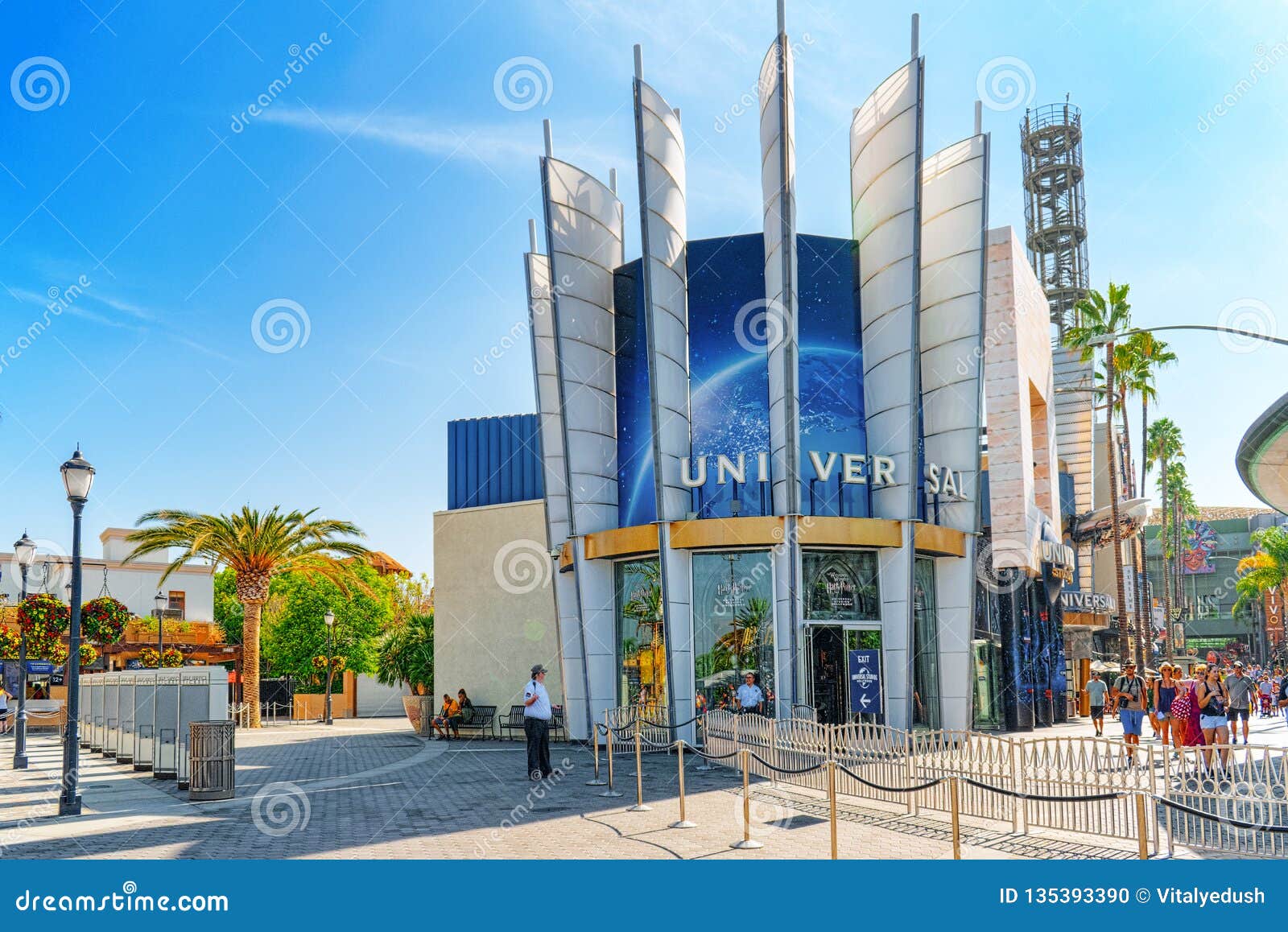Parque Famoso Universal Studios En Hollywood Imagen editorial - Imagen ...