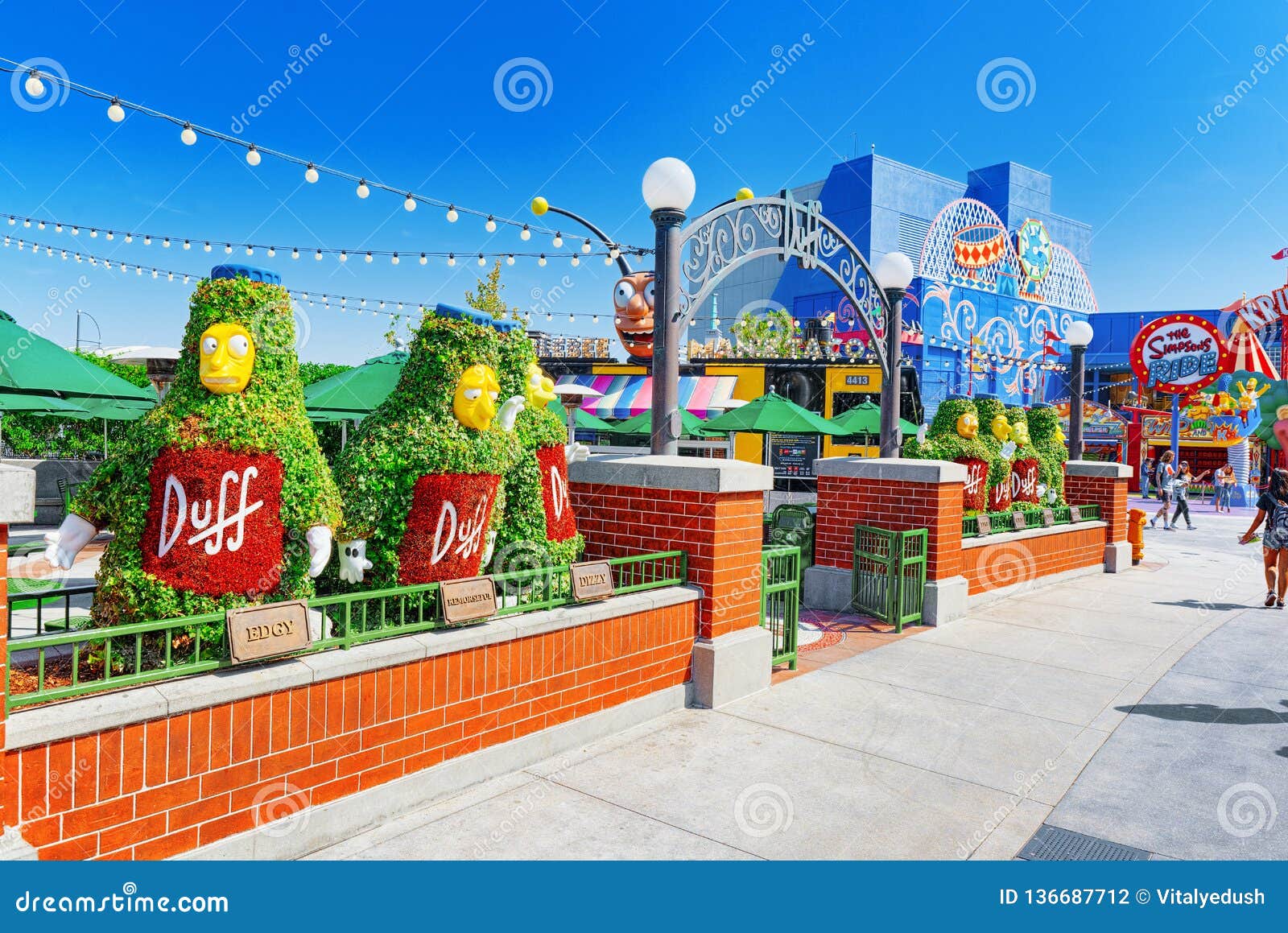 Parque Famoso Universal Studios En Hollywood Fotografía editorial ...