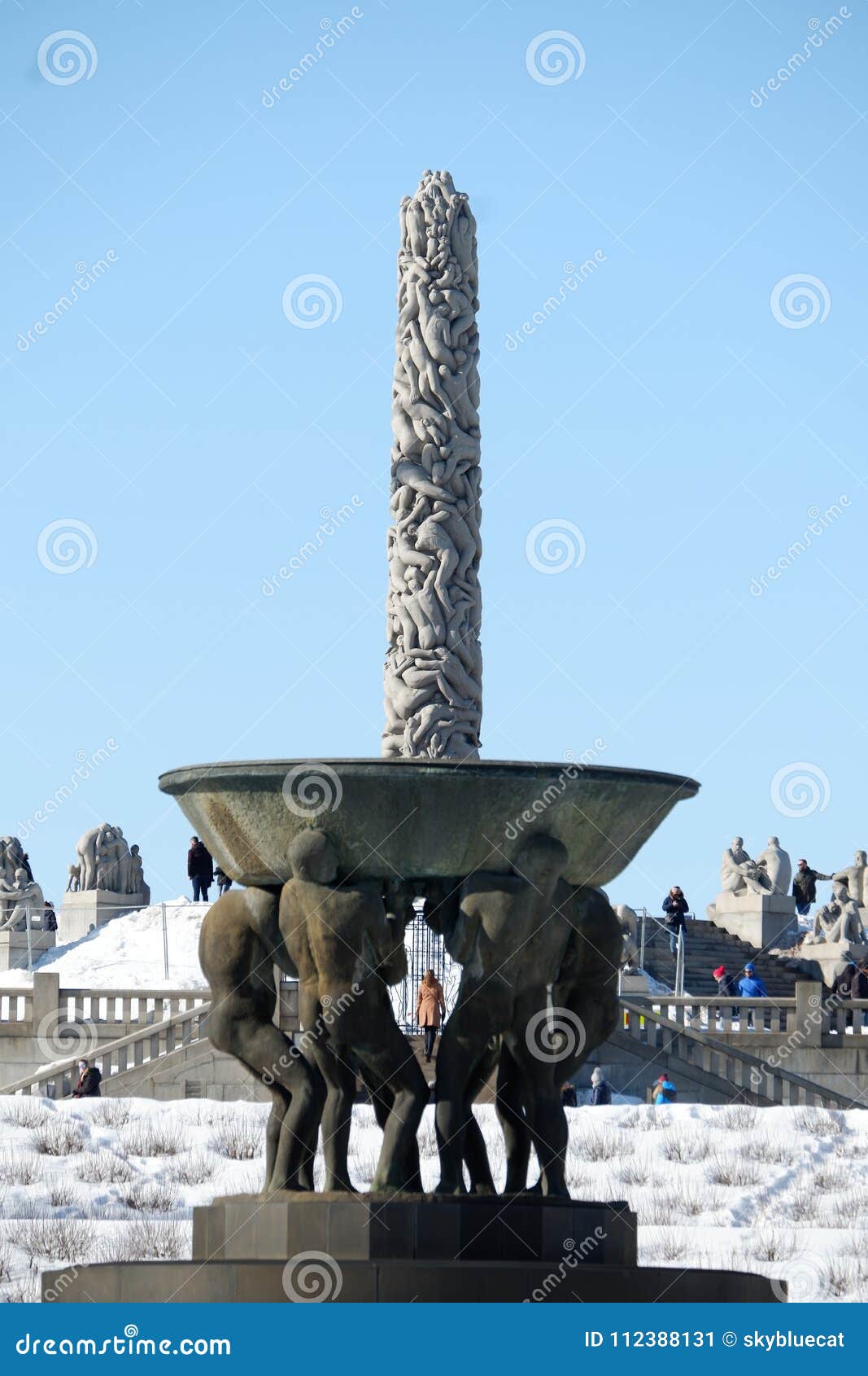 Parque Frognerparken De Frogner Foto editorial - Imagen de situado ...