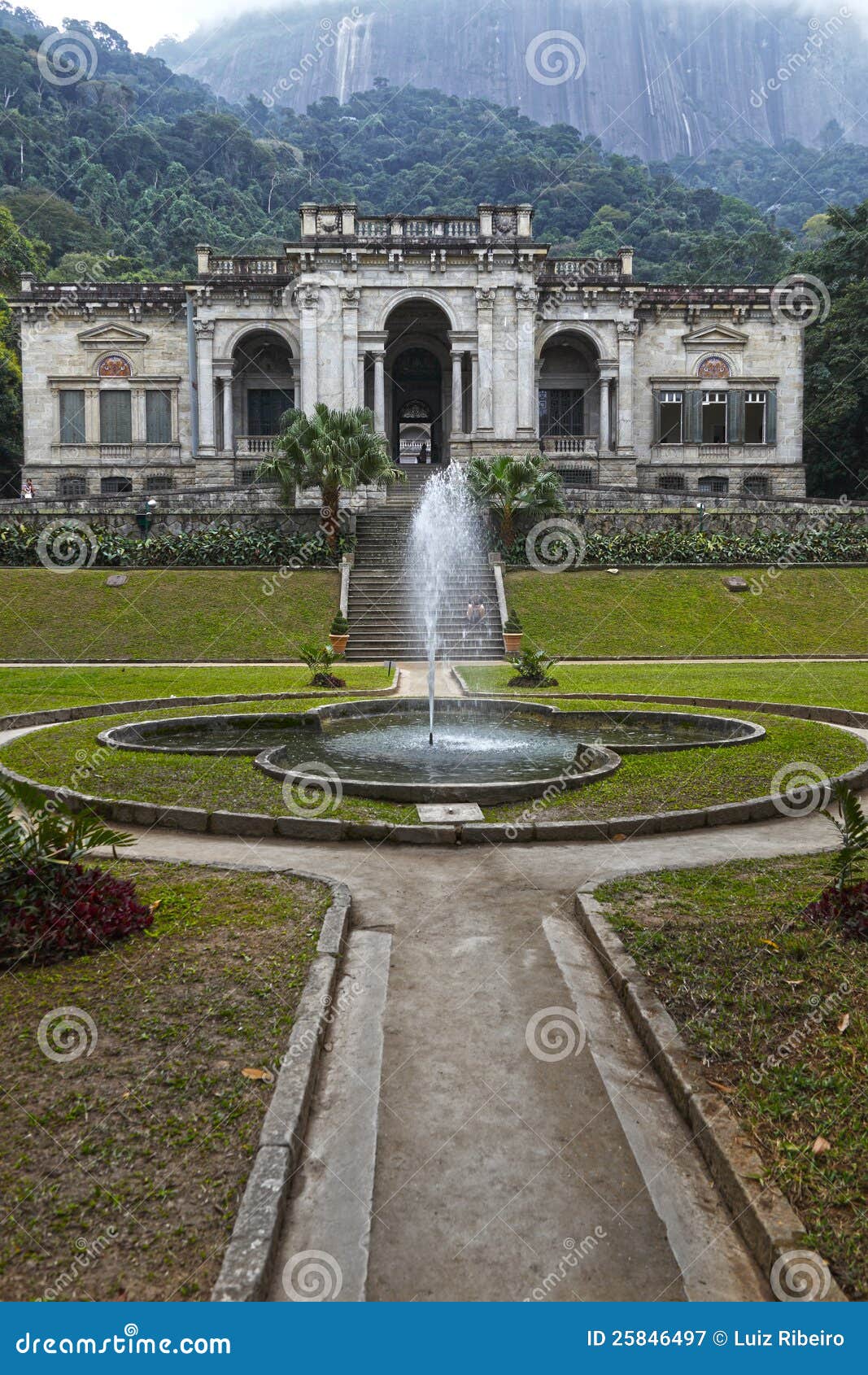 Parque Lage, Rio De Janeiro Stock Image - Image of environment, palm ...