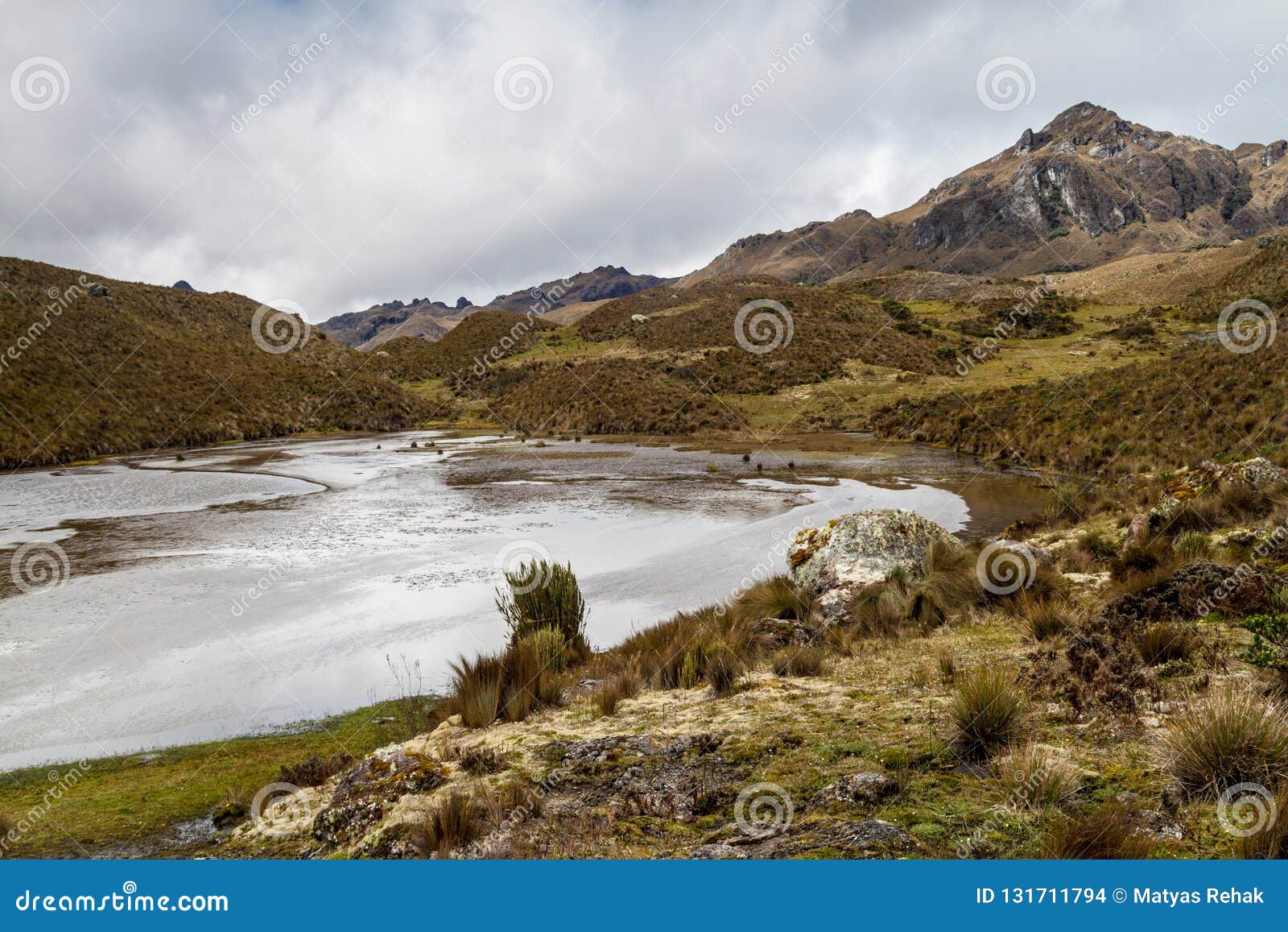 Parque nacional Cajas foto de archivo. Imagen de vistas - 131711794