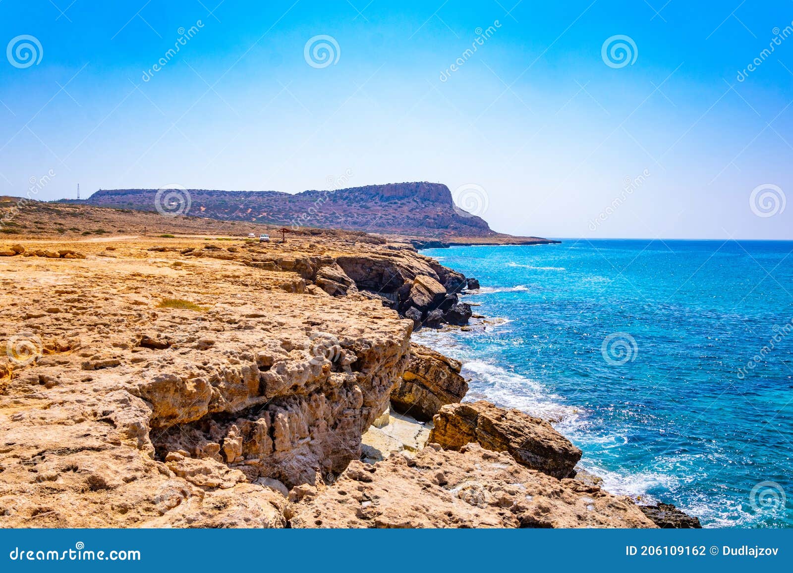 Parque Nacional De Cabo Greco En El Sureste De Chipre Foto de archivo ...
