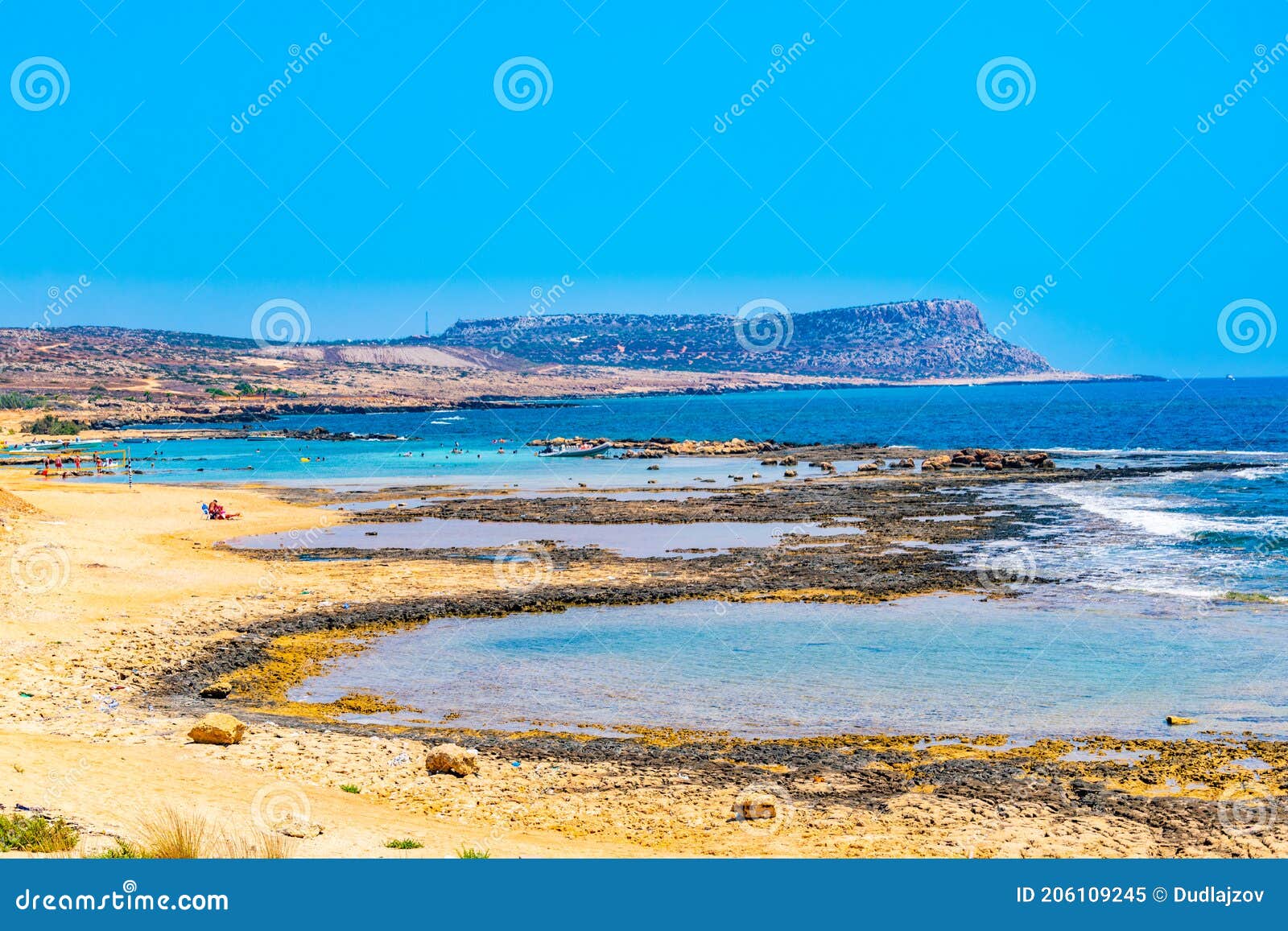 Parque Nacional De Cabo Greco En El Sureste De Chipre Imagen de archivo ...