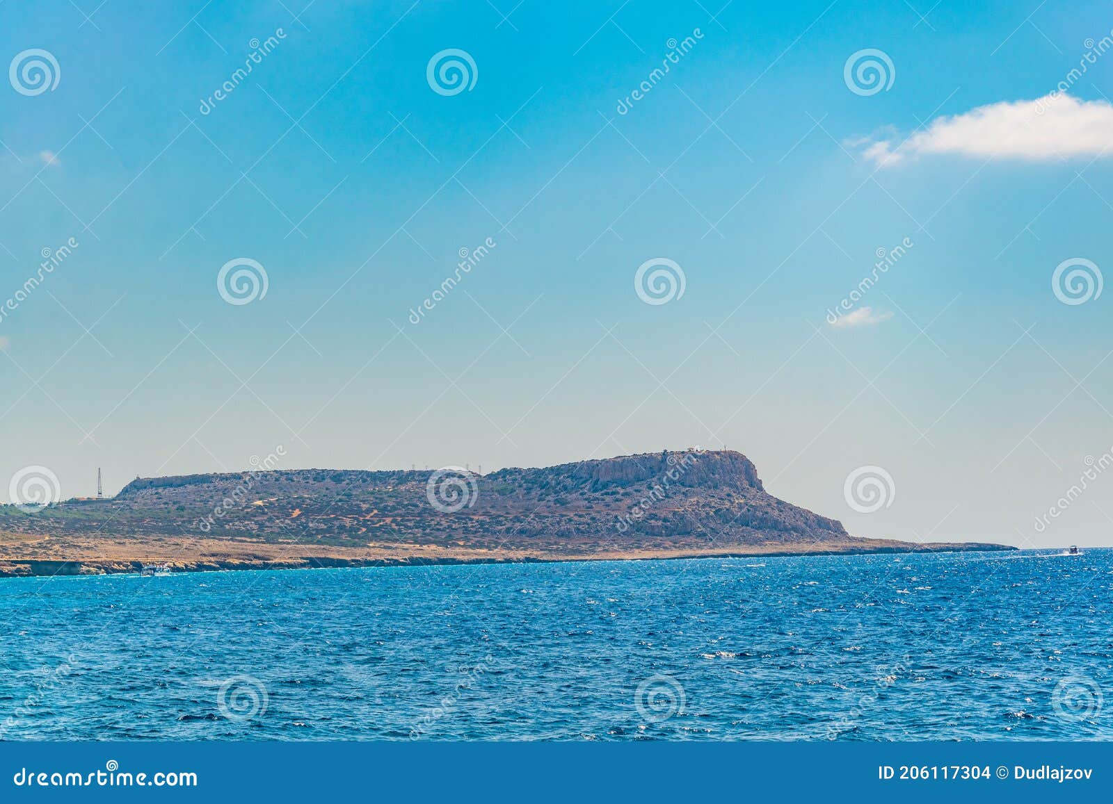 Parque Nacional De Cabo Greco En El Sureste De Chipre Foto de archivo ...