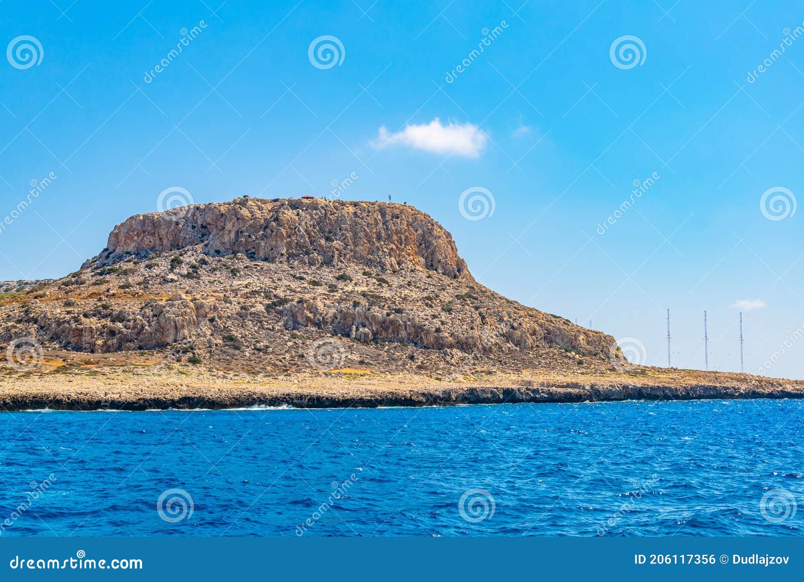 Parque Nacional De Cabo Greco En El Sureste De Chipre Foto de archivo ...