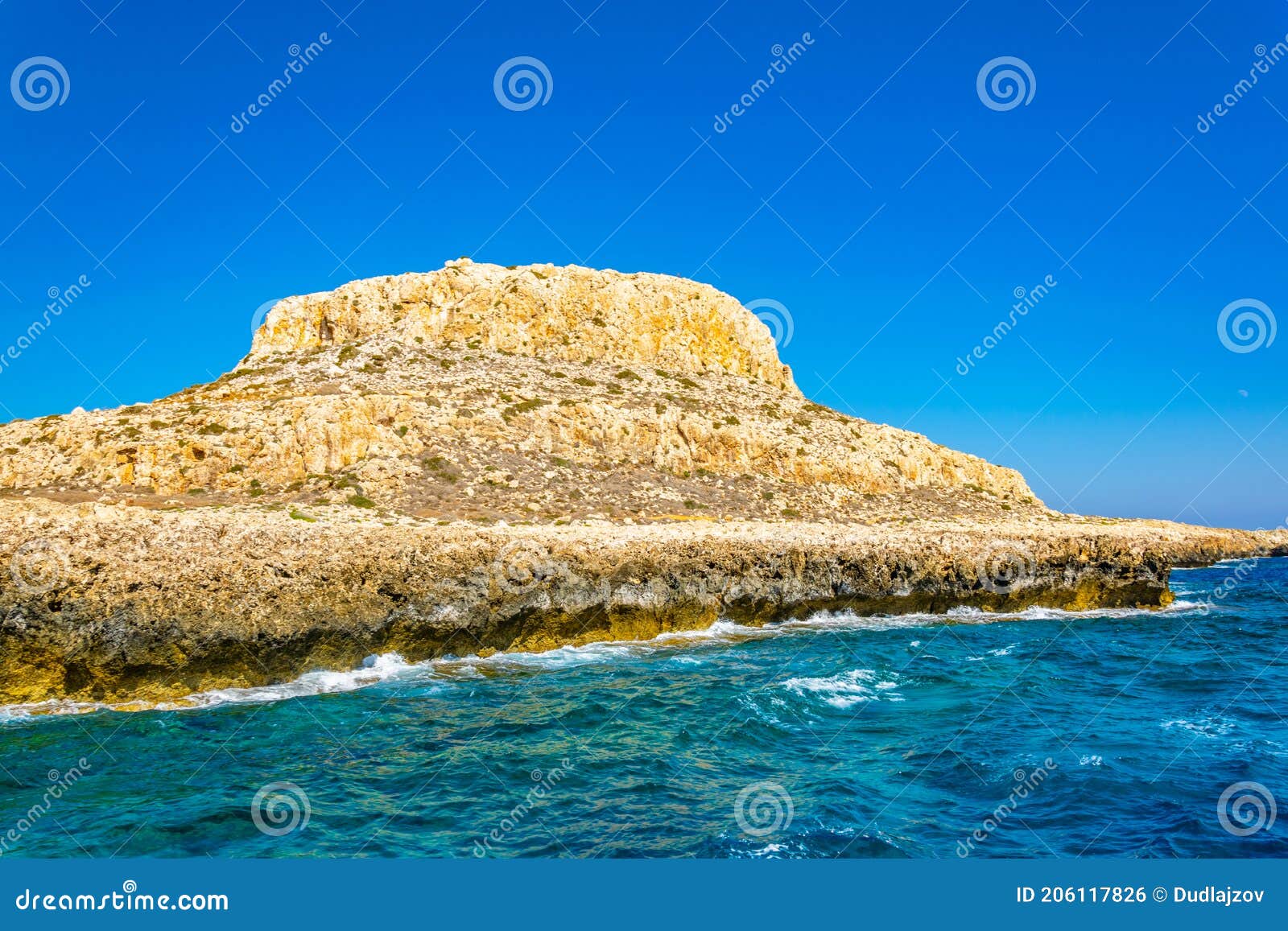 Parque Nacional De Cabo Greco En El Sureste De Chipre Foto de archivo ...