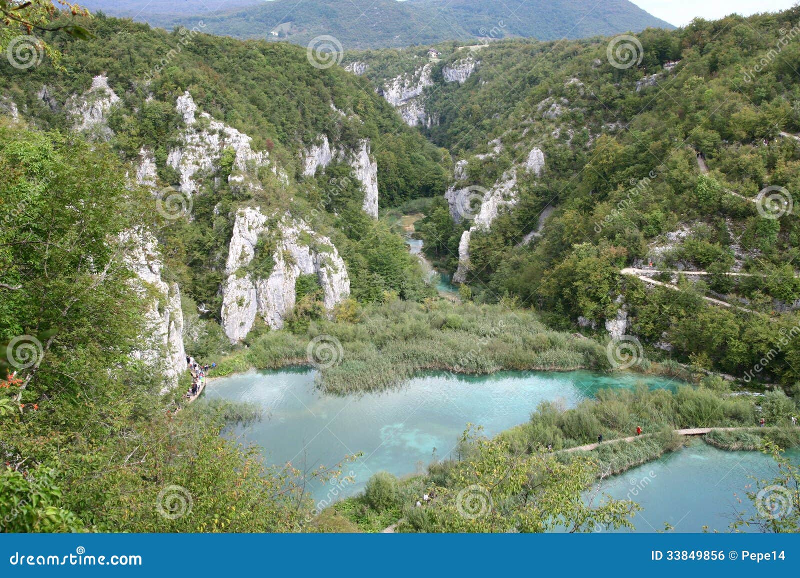 Parque Nacional De Los Lagos Plitvice Foto de archivo - Imagen de ...