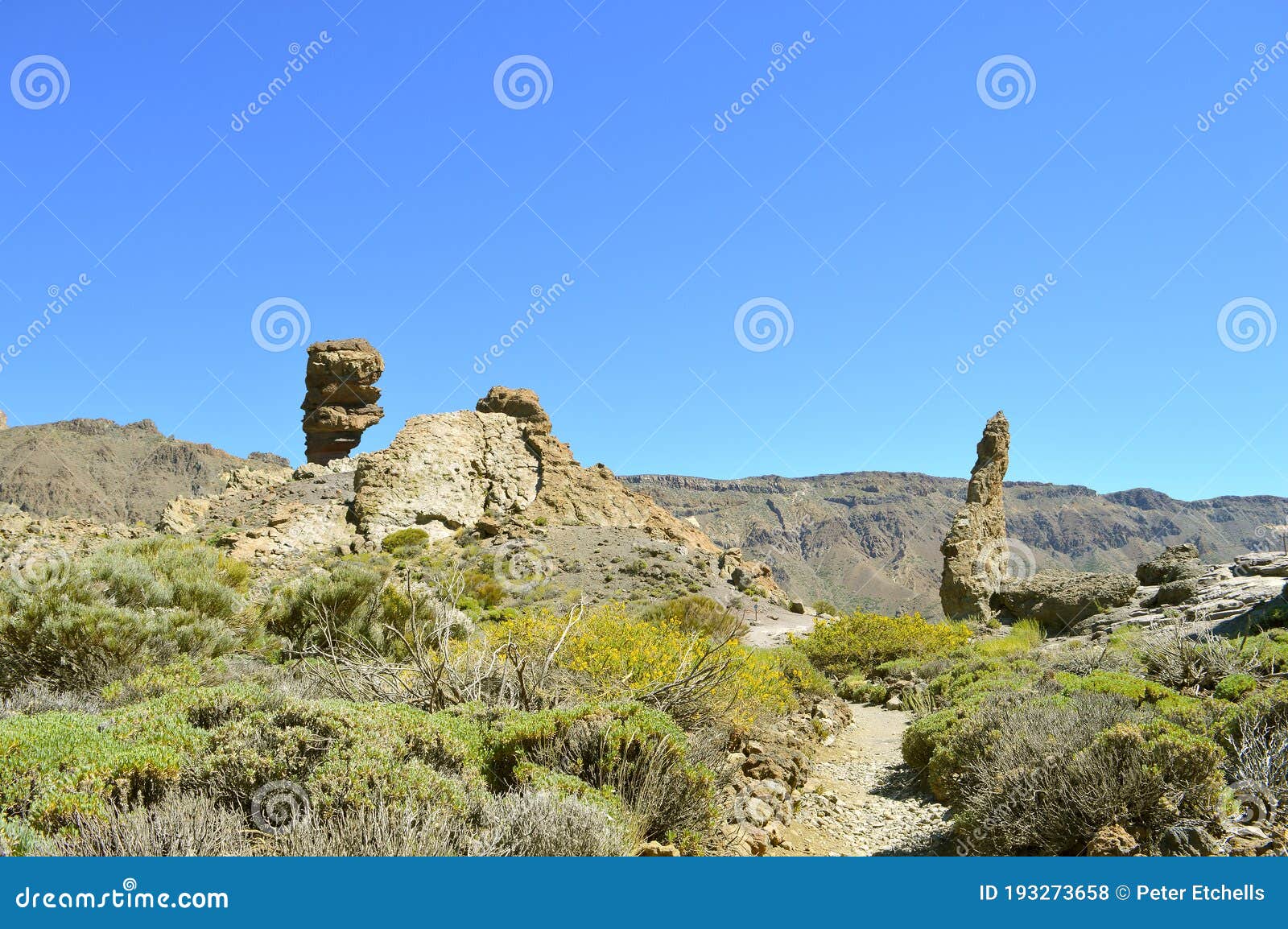 Parque Nacional De Mount Teide Foto de archivo - Imagen de roca, cubo ...