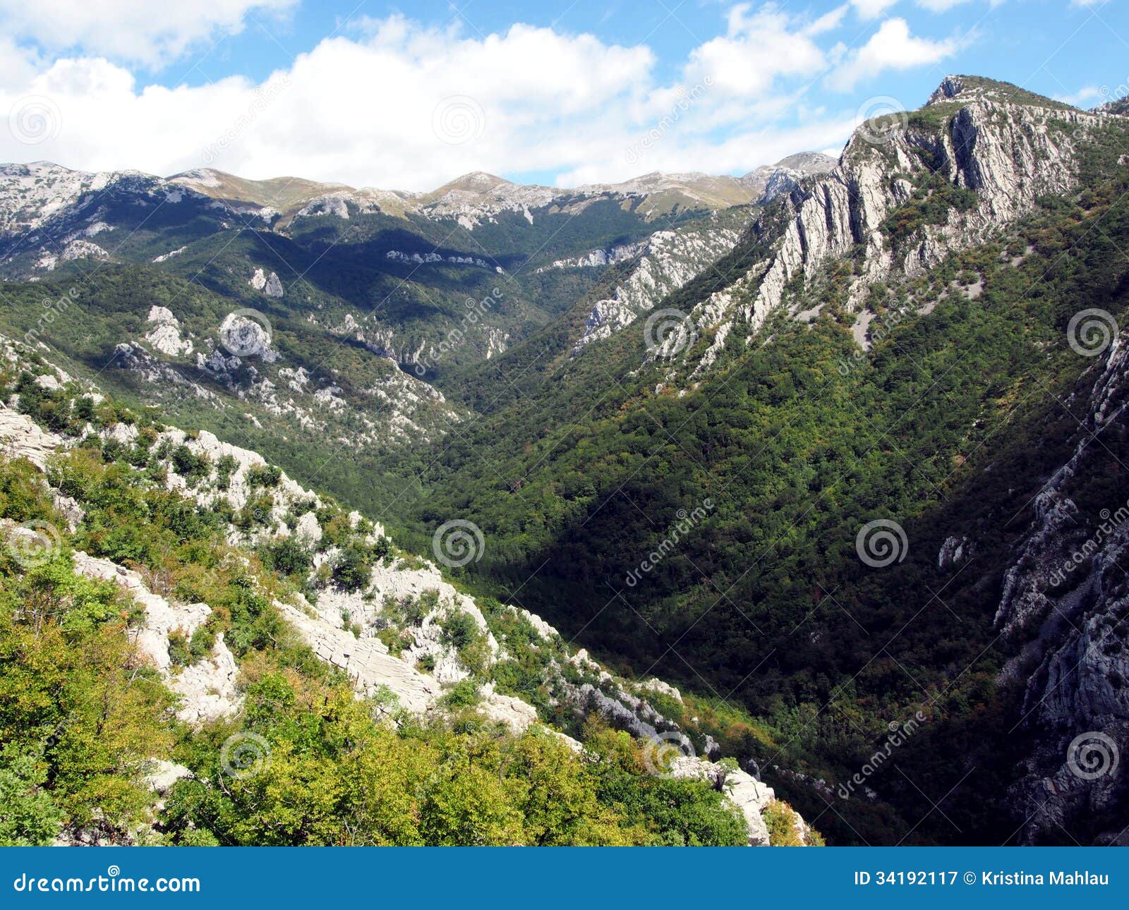 Parque Nacional De Paklenica Imagem de Stock - Imagem de penhasco ...