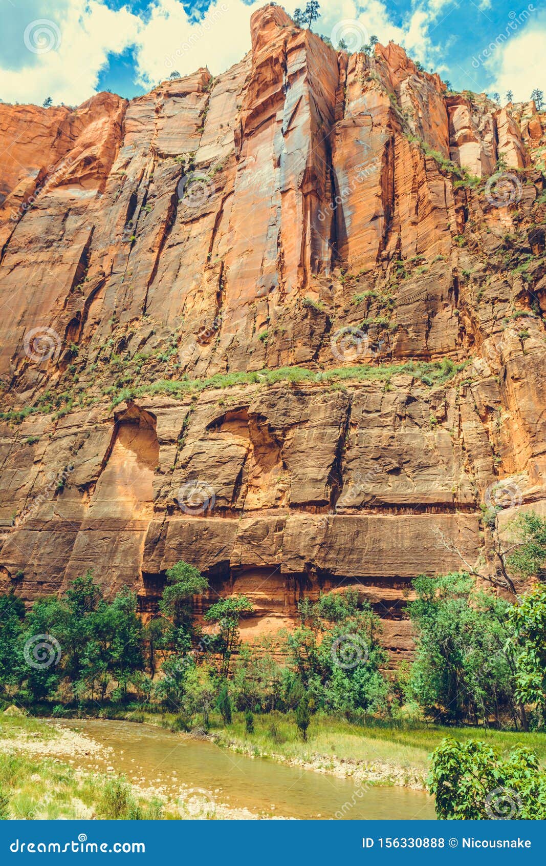 Parque Nacional De Zion En Utah Foto de archivo - Imagen de parque ...