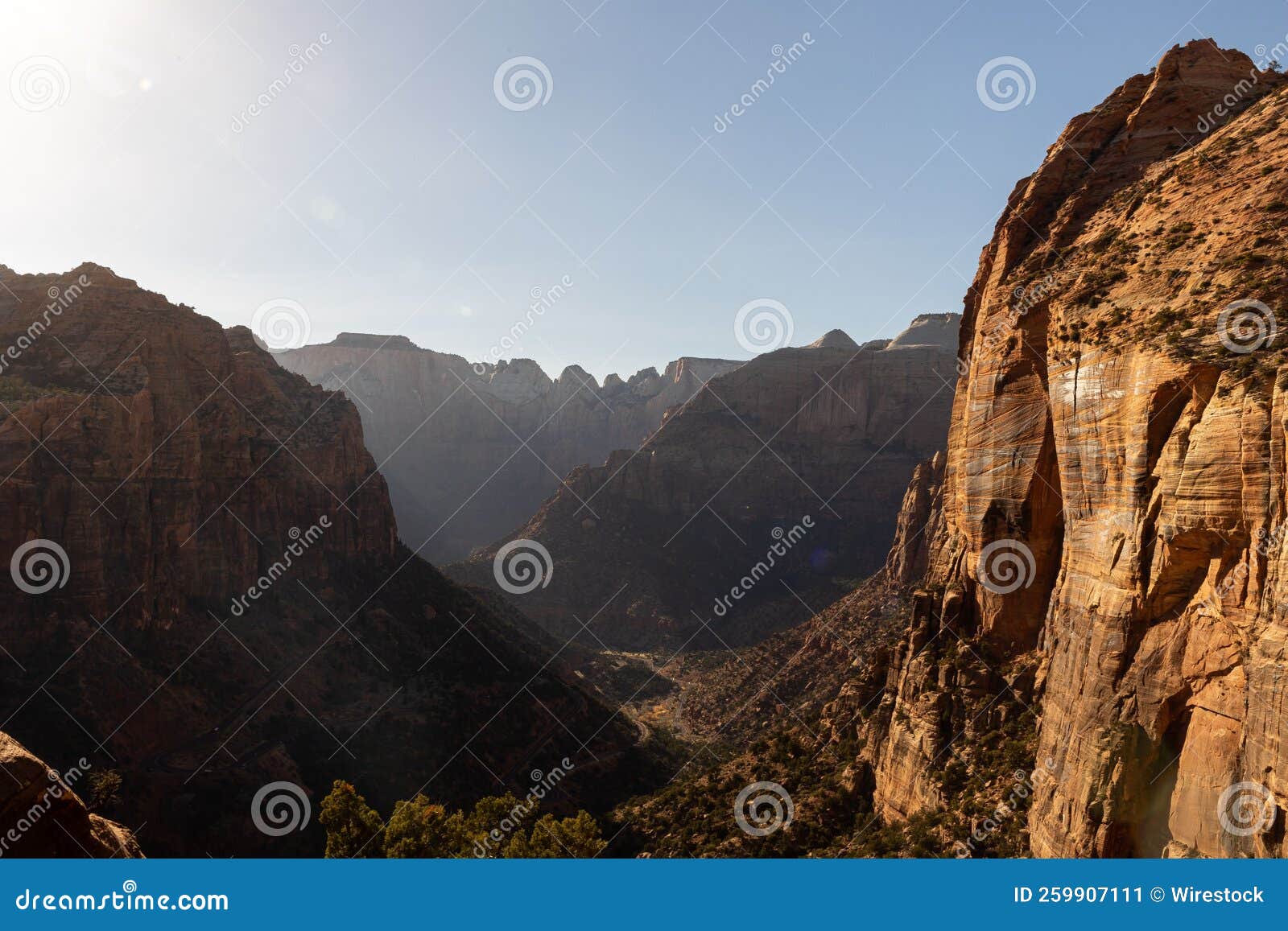 Parque Nacional De Zion En Utah Imagen de archivo - Imagen de sudoeste ...