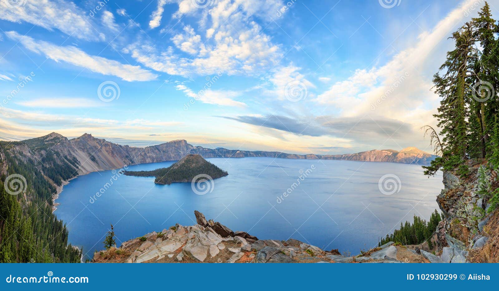 Parque Nacional Do Lago Crater, Oregon, EUA Imagem de Stock - Imagem de ...