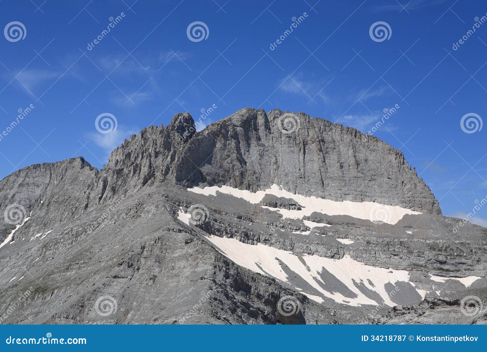 Parque Nacional Griego Del Monte Olimpo Imagen de archivo - Imagen de ...