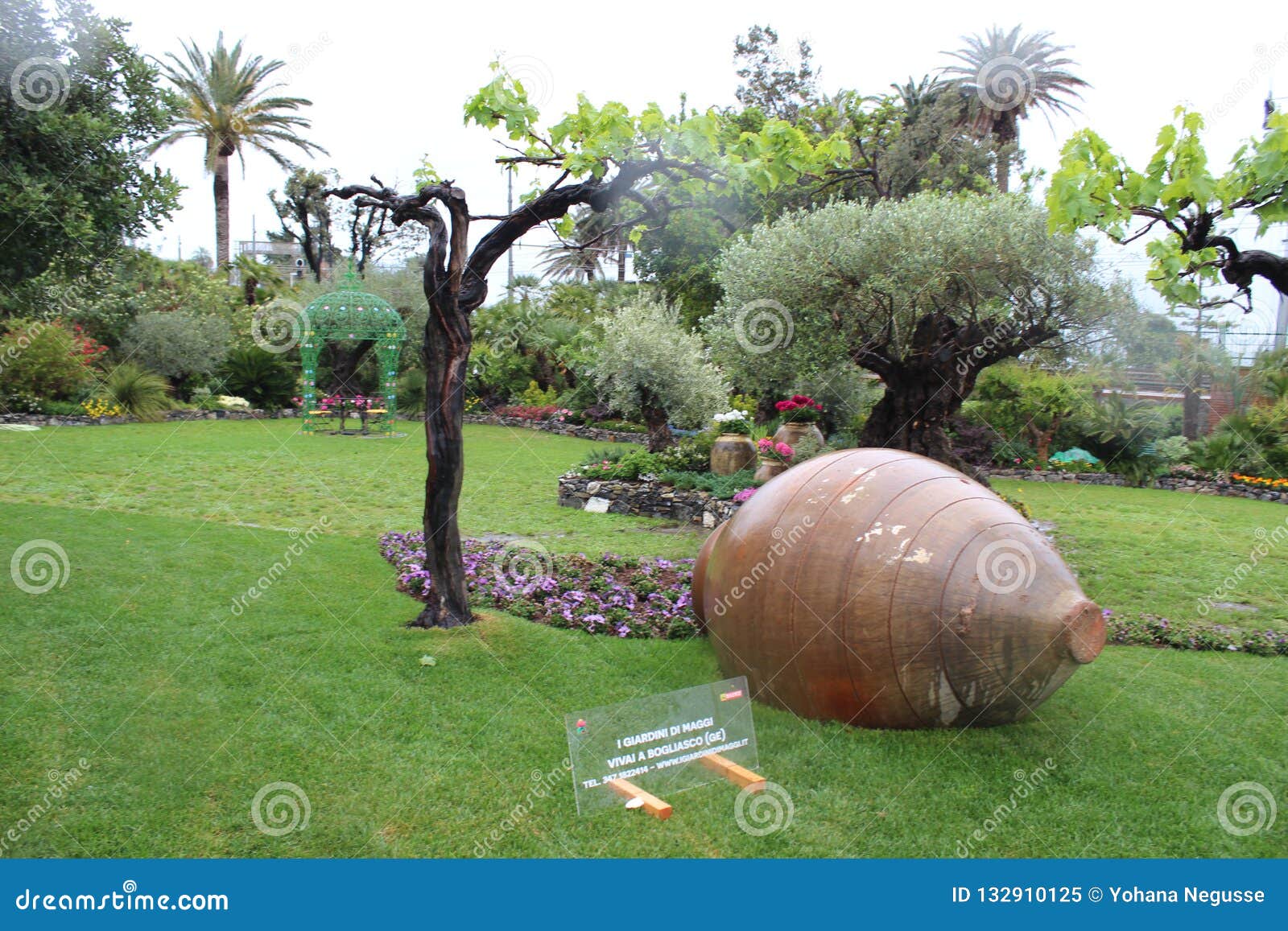 Parque Natural Da Flor De Genebra Nervi Imagem Editorial - Imagem de ...