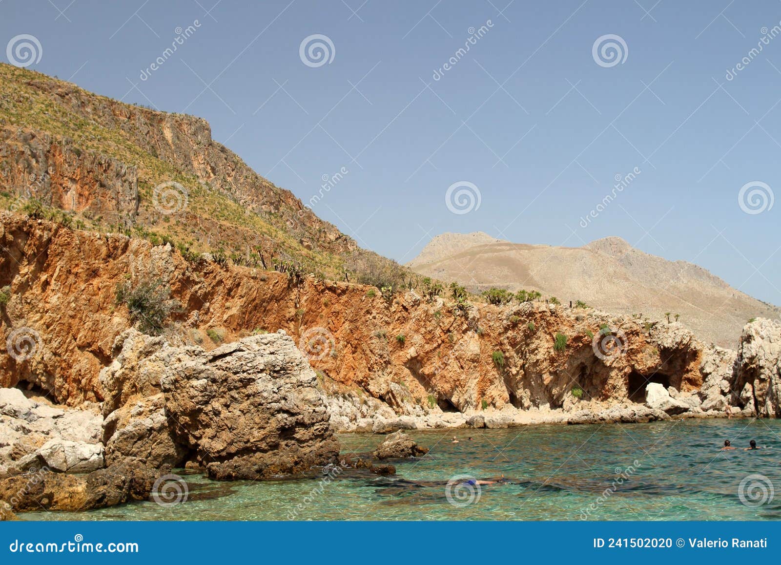 Parque Natural Riserva Dello Zingaro Sicily Italy Foto de archivo ...