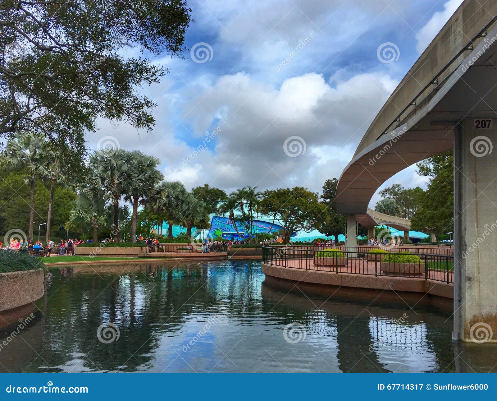 Parque Temático Do Mundo EPCOT De Disney Fotografia Editorial - Imagem ...