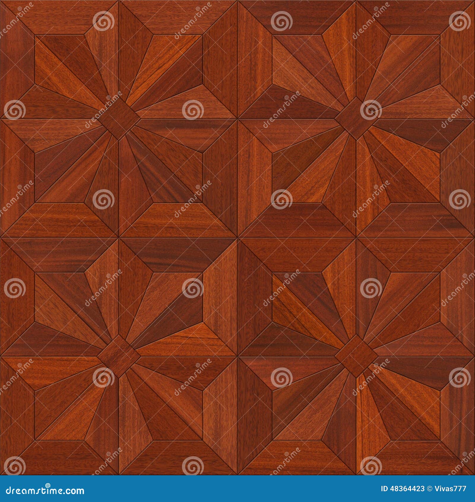 Mahogany Parquet Flooring Design Seamless Texture Stock Image - Image ...